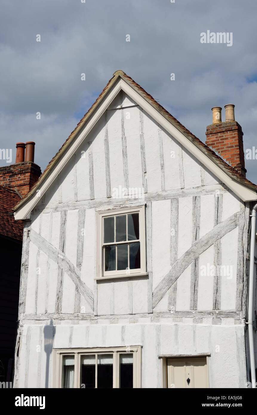 Timber framed building in portrait Stock Photo - Alamy