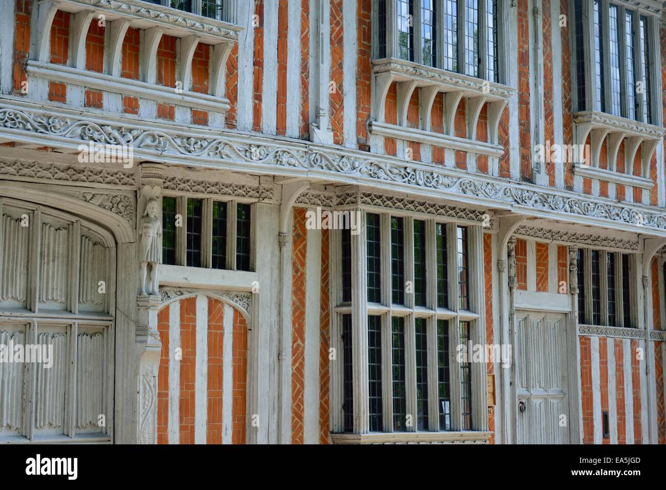 Ornate timbered building detail Stock Photo - Alamy