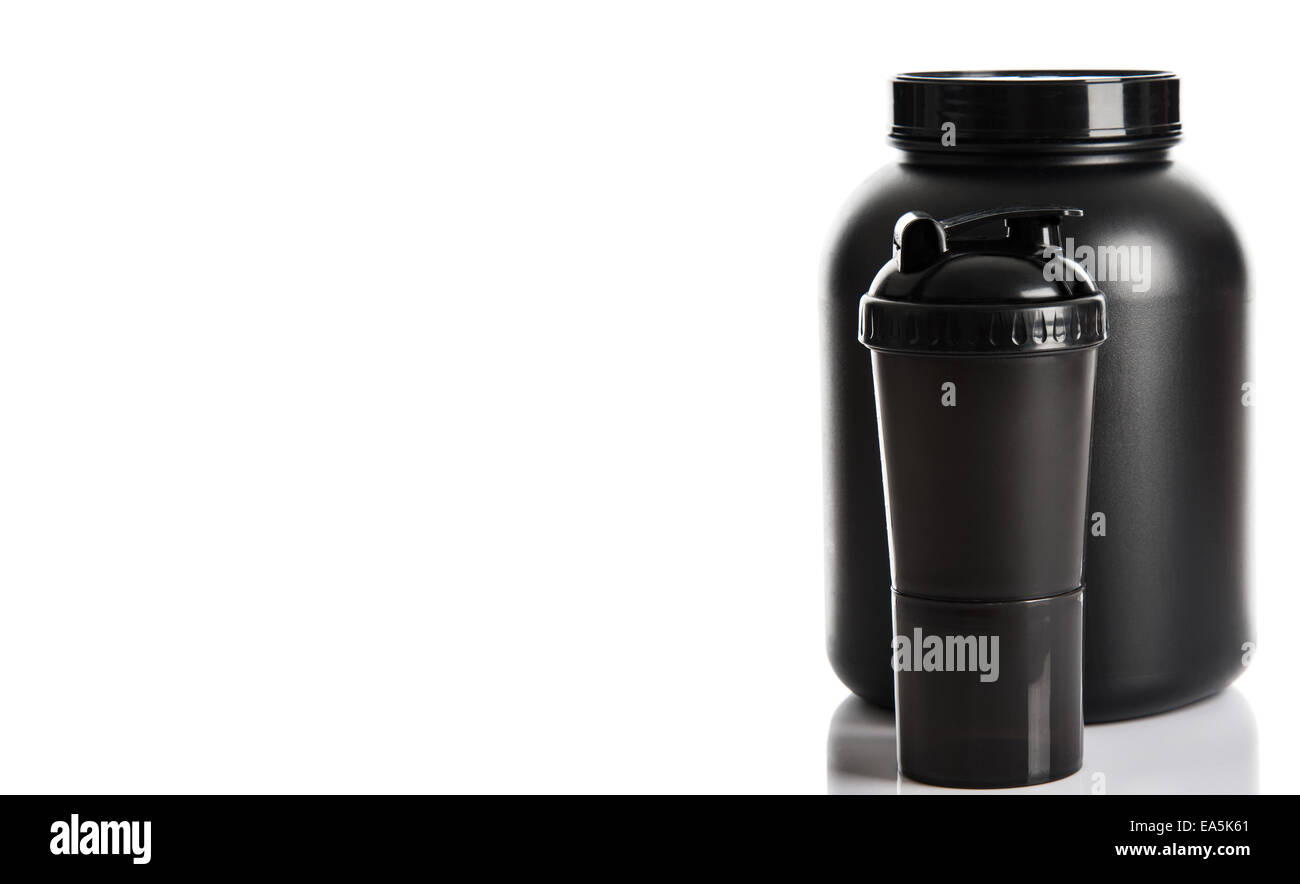 Whey protein powder dietary Cut Out Stock Images & Pictures - Alamy