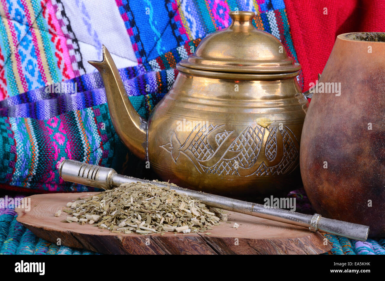 Mate in calabash Stock Photo - Alamy