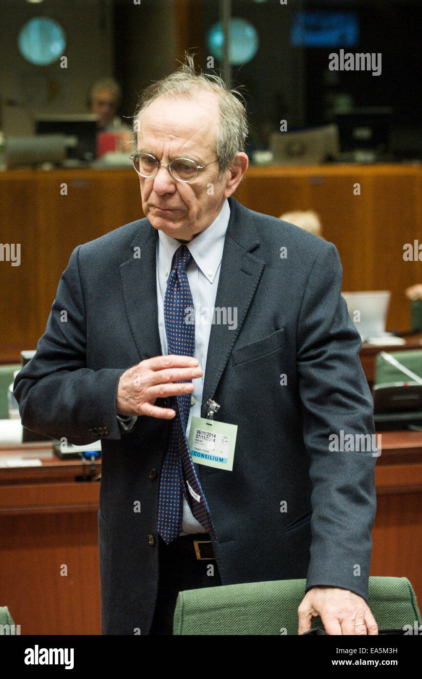 Pier Carlo Padoan, Italian Minister for Economy and Finances at the ...