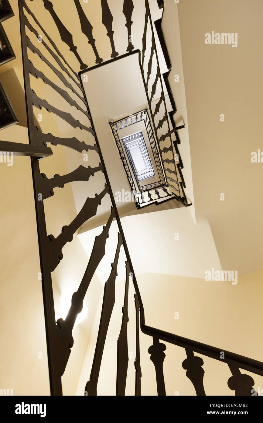 Staircase view architecture hi-res stock photography and images - Alamy