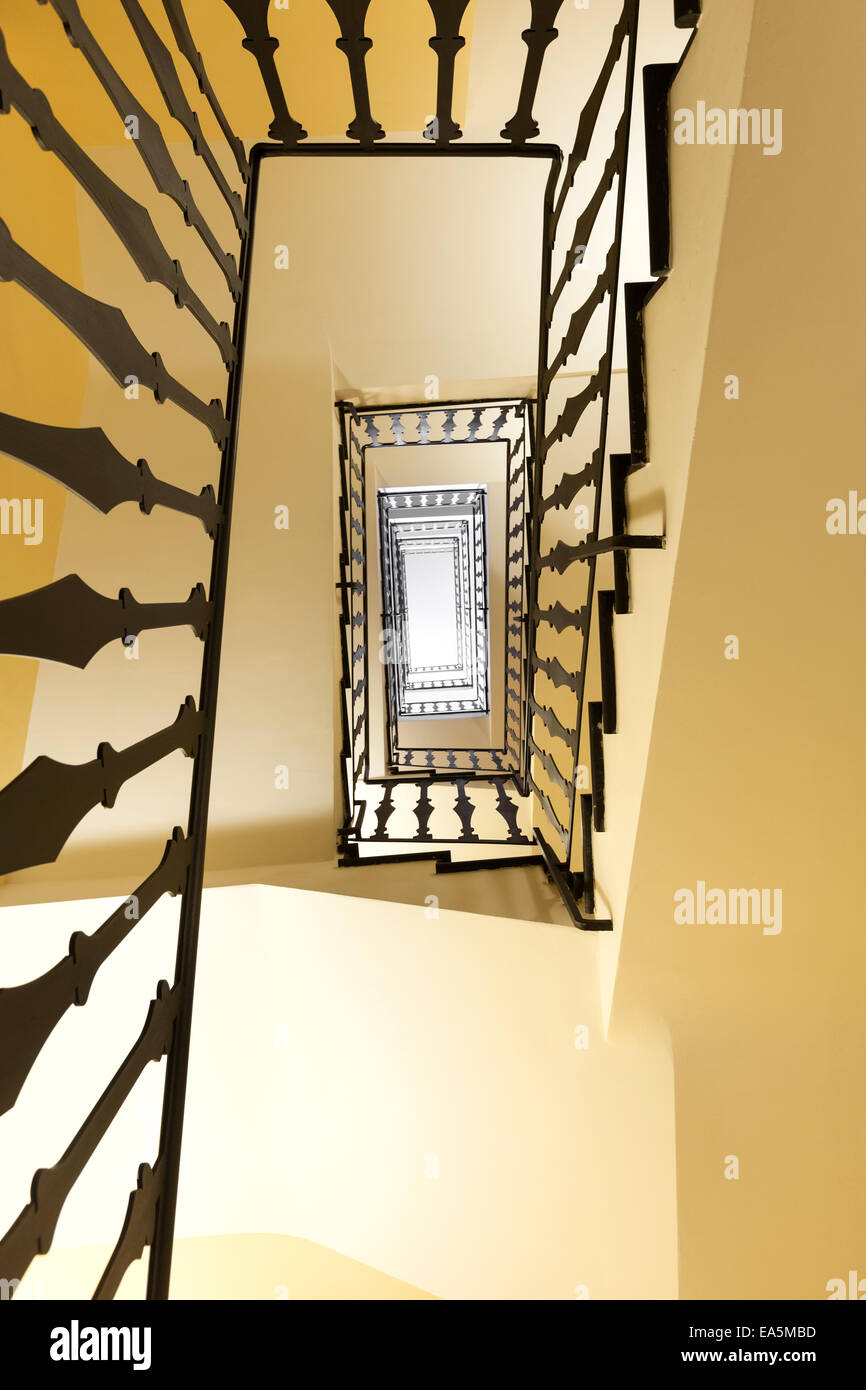 Staircase view architecture hi-res stock photography and images - Alamy