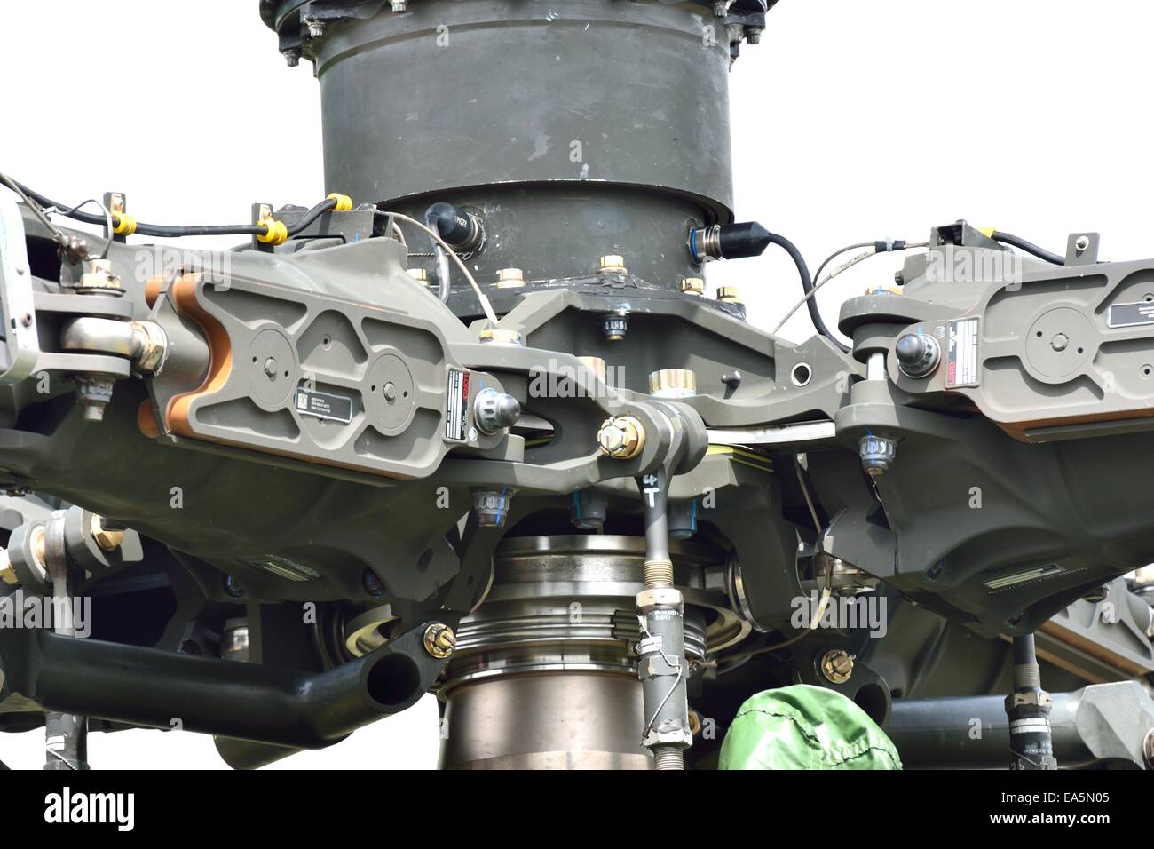 Detail of helicopter rotor Stock Photo - Alamy