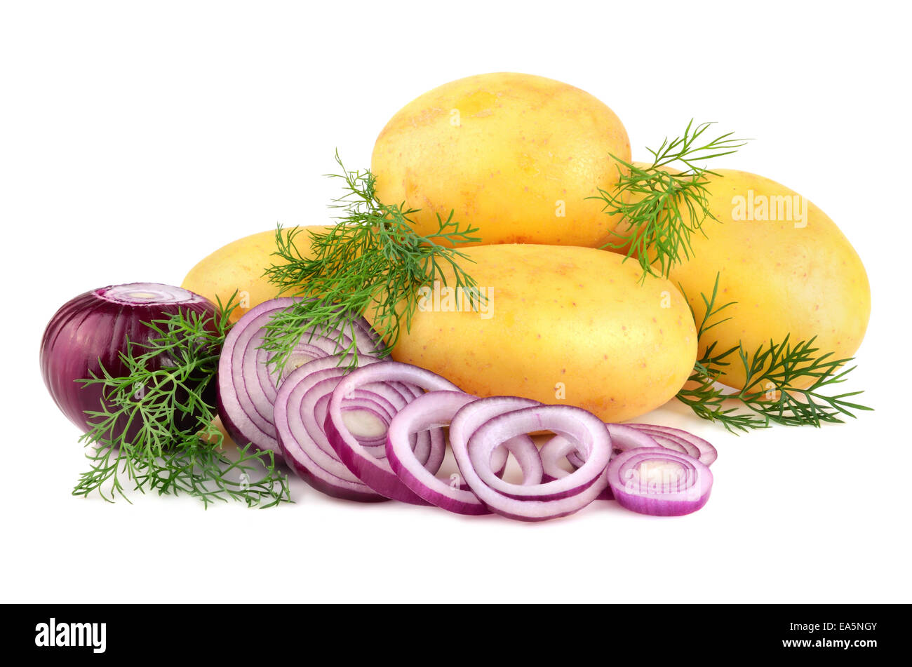 Fresh brown potato onion Cut Out Stock Images & Pictures - Alamy