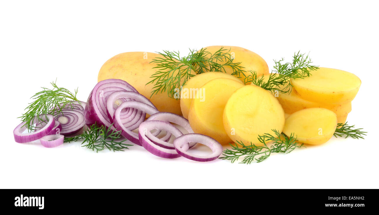 Fresh brown potato onion Cut Out Stock Images & Pictures - Alamy