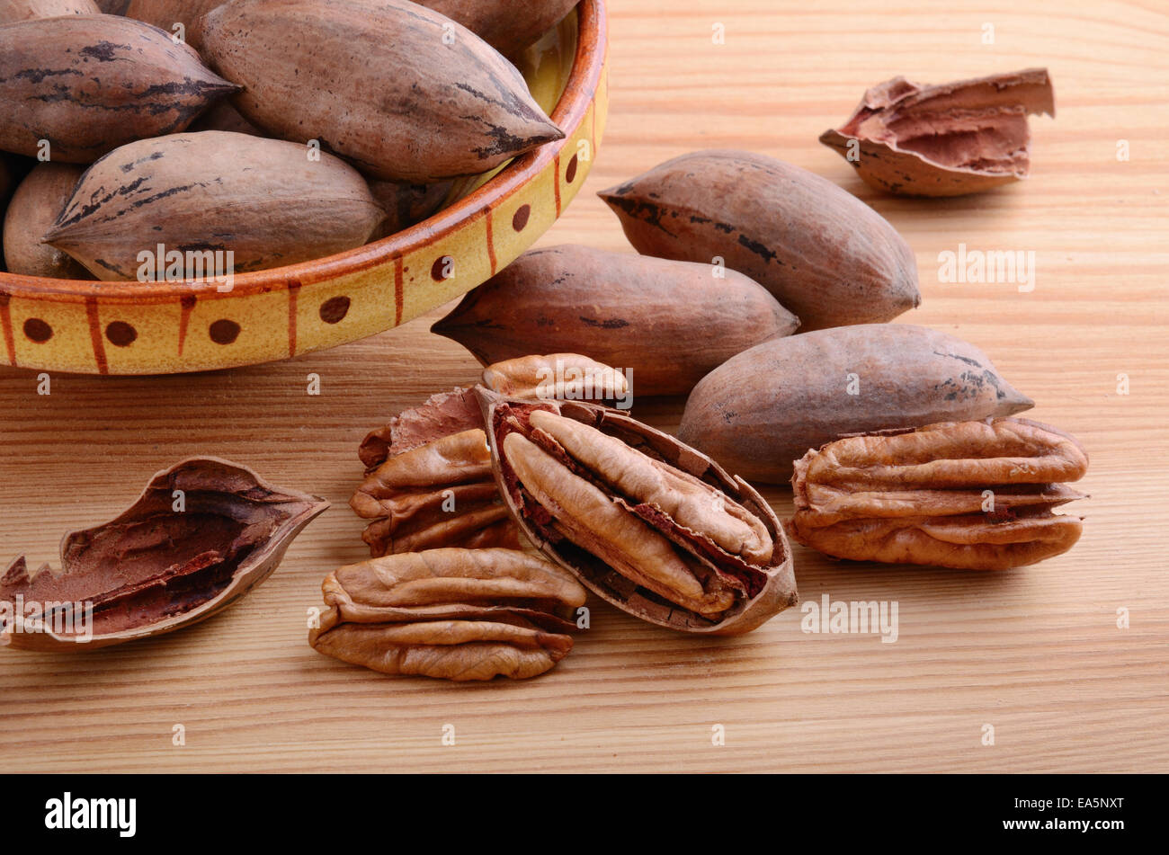 Pecan nuts closeup Stock Photo - Alamy