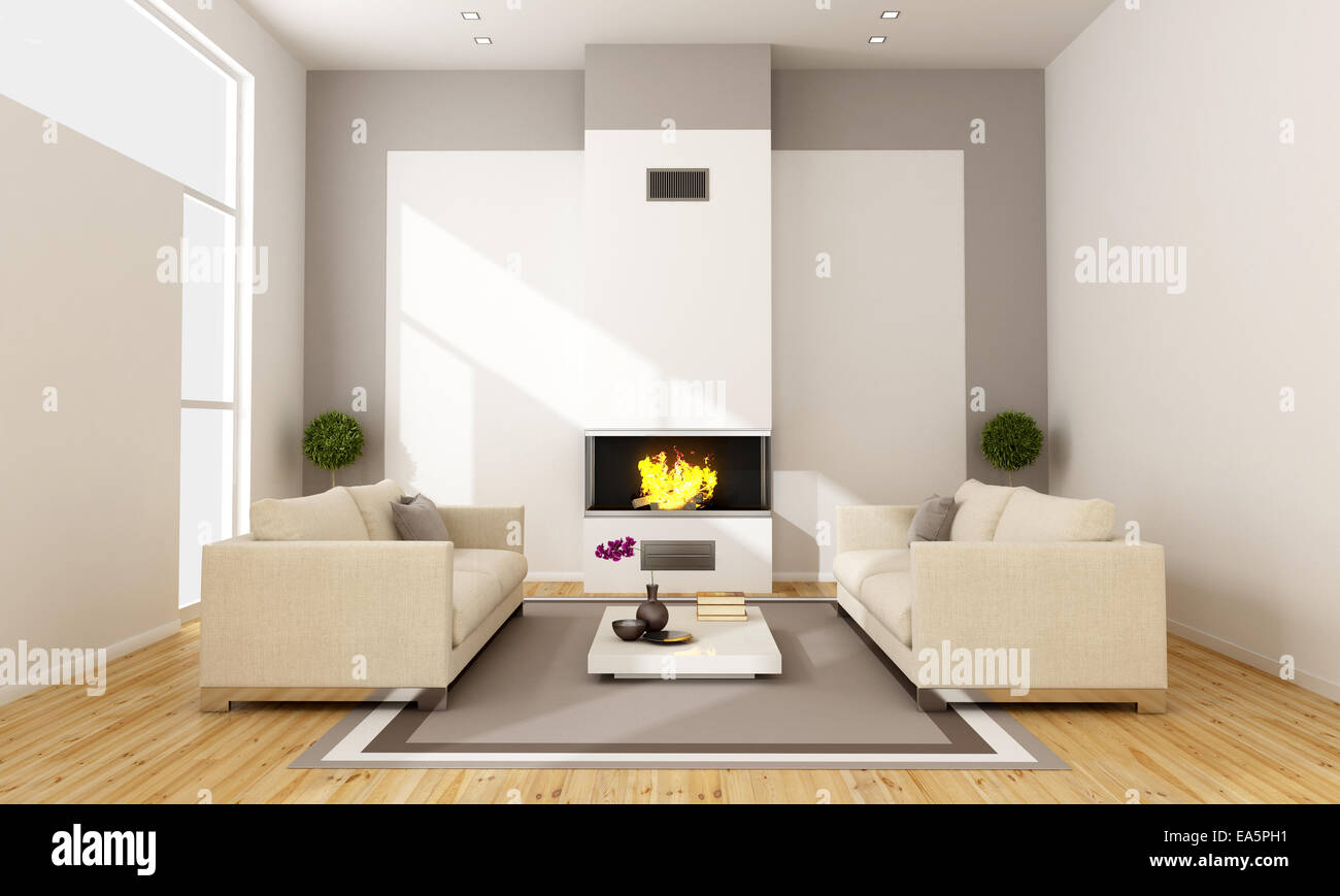 Live fireplace hi-res stock photography and images - Alamy