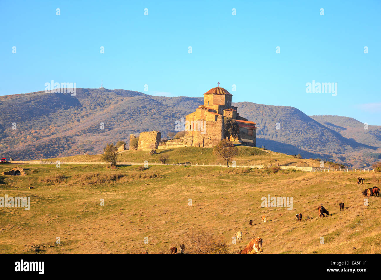 Jvari Monastery, the georgian orthodox monastery located near Mtskheta ...