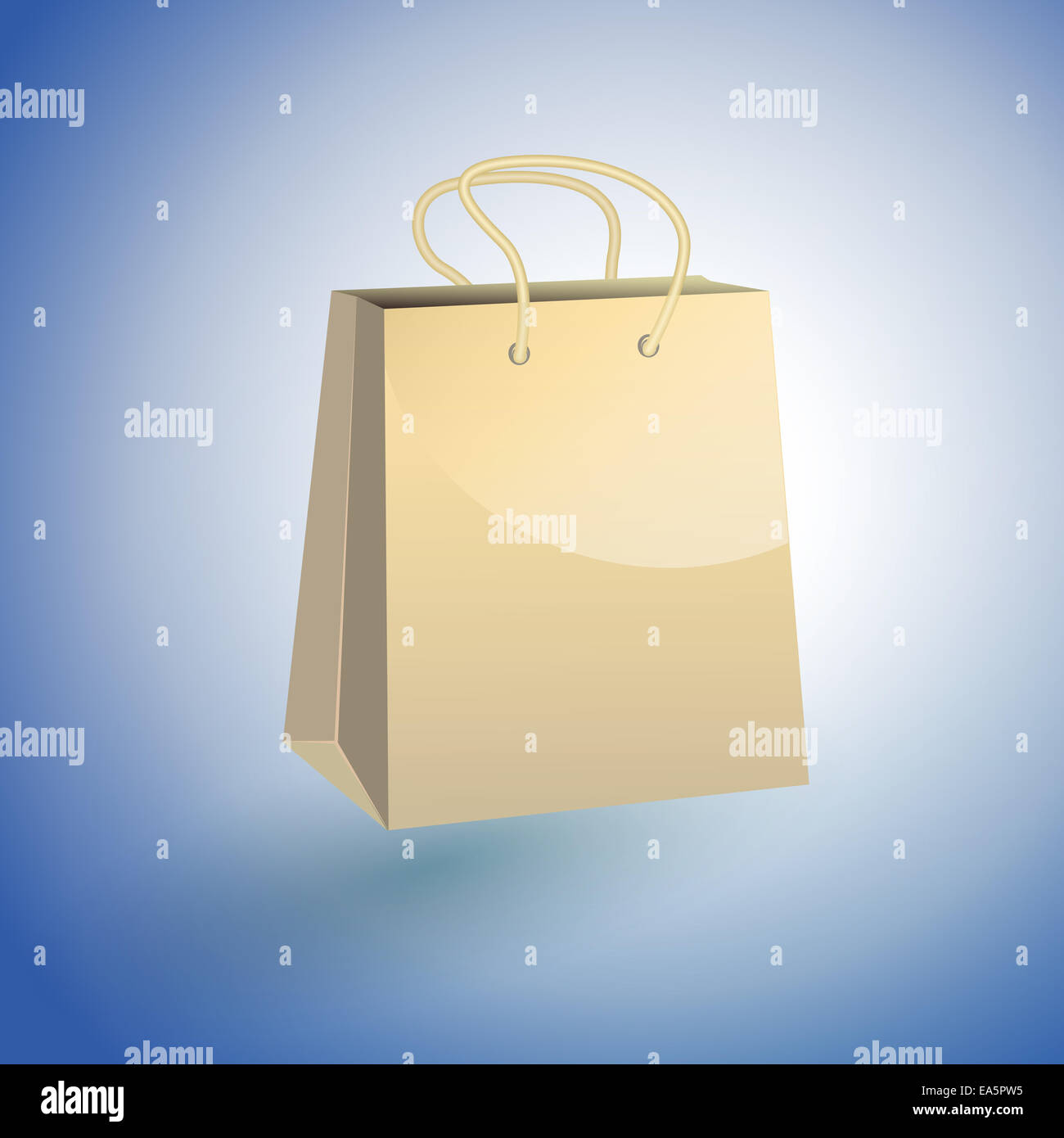 Empty blue paper bag hi-res stock photography and images - Alamy