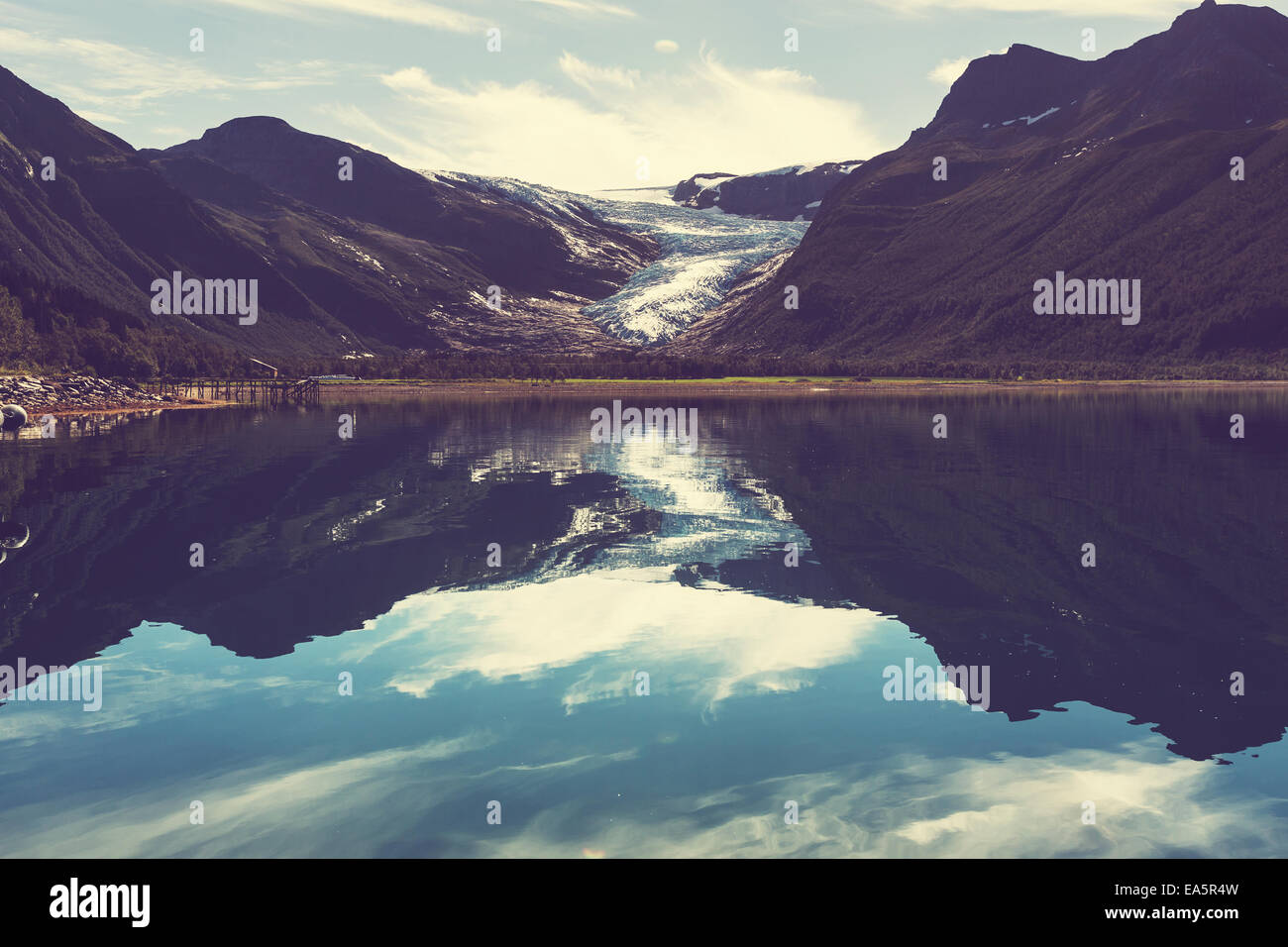 Glacier in Norway Stock Photo - Alamy