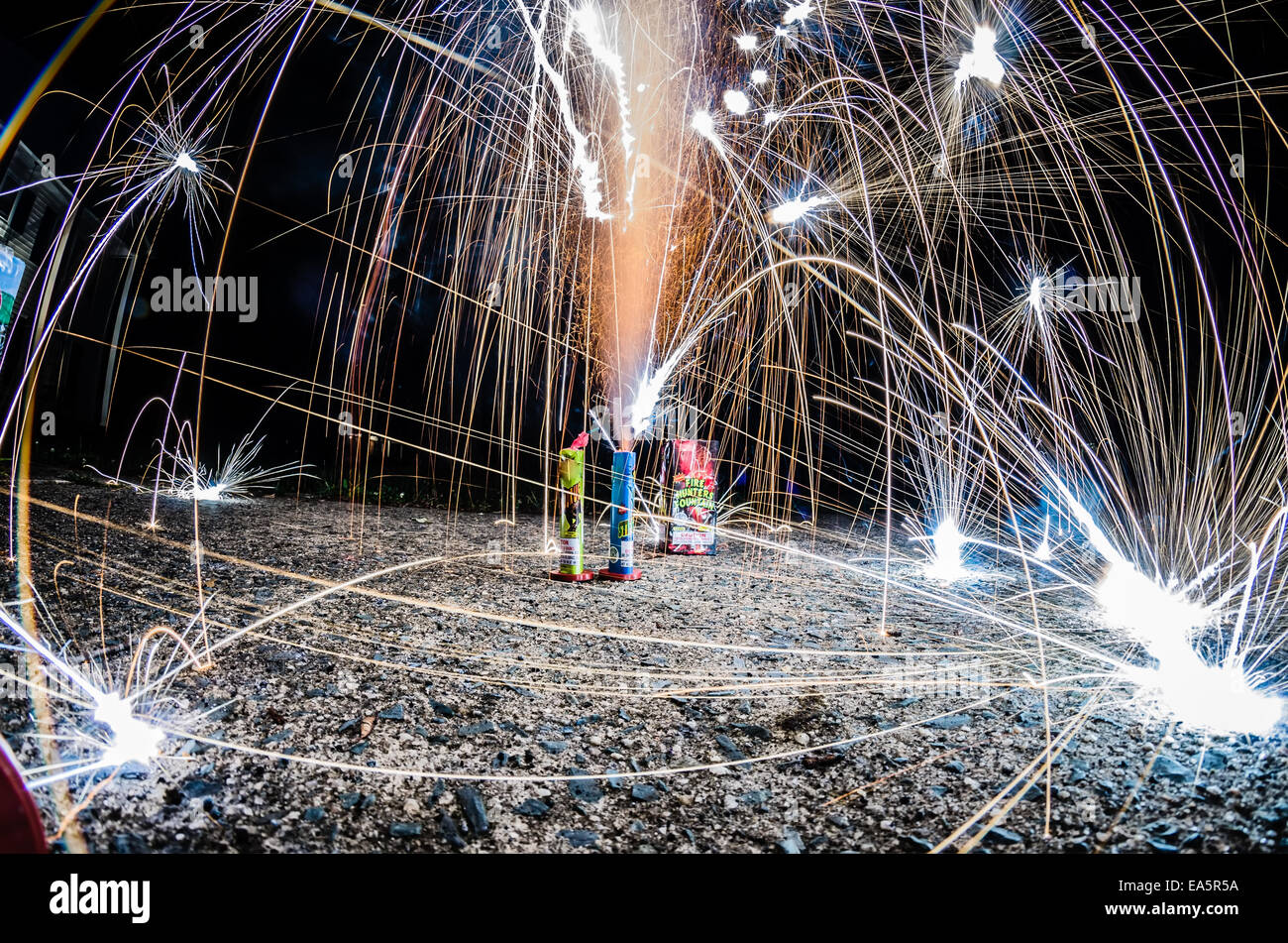 Home firework display hi-res stock photography and images - Alamy