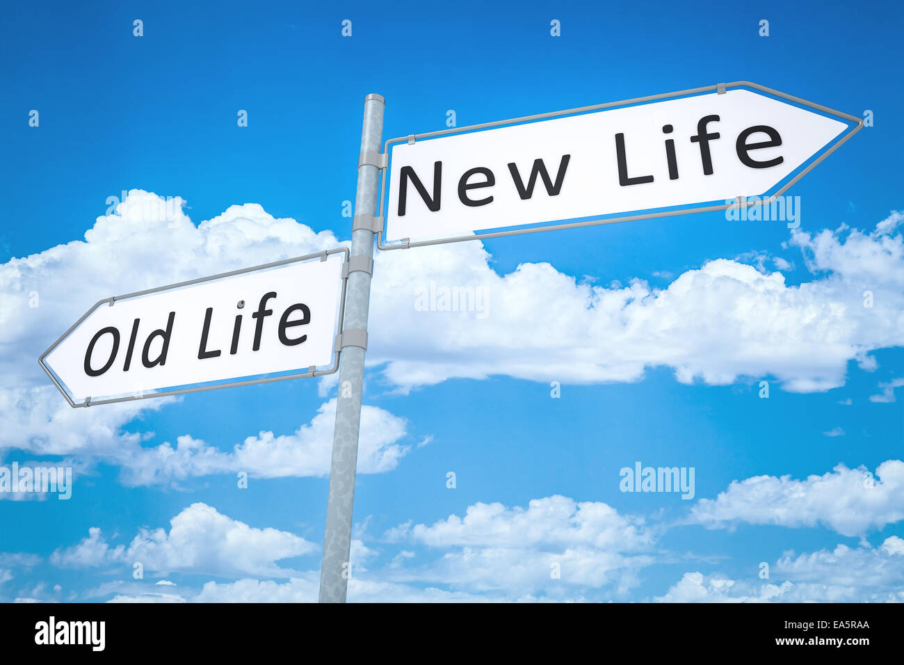 old life - new life Stock Photo - Alamy
