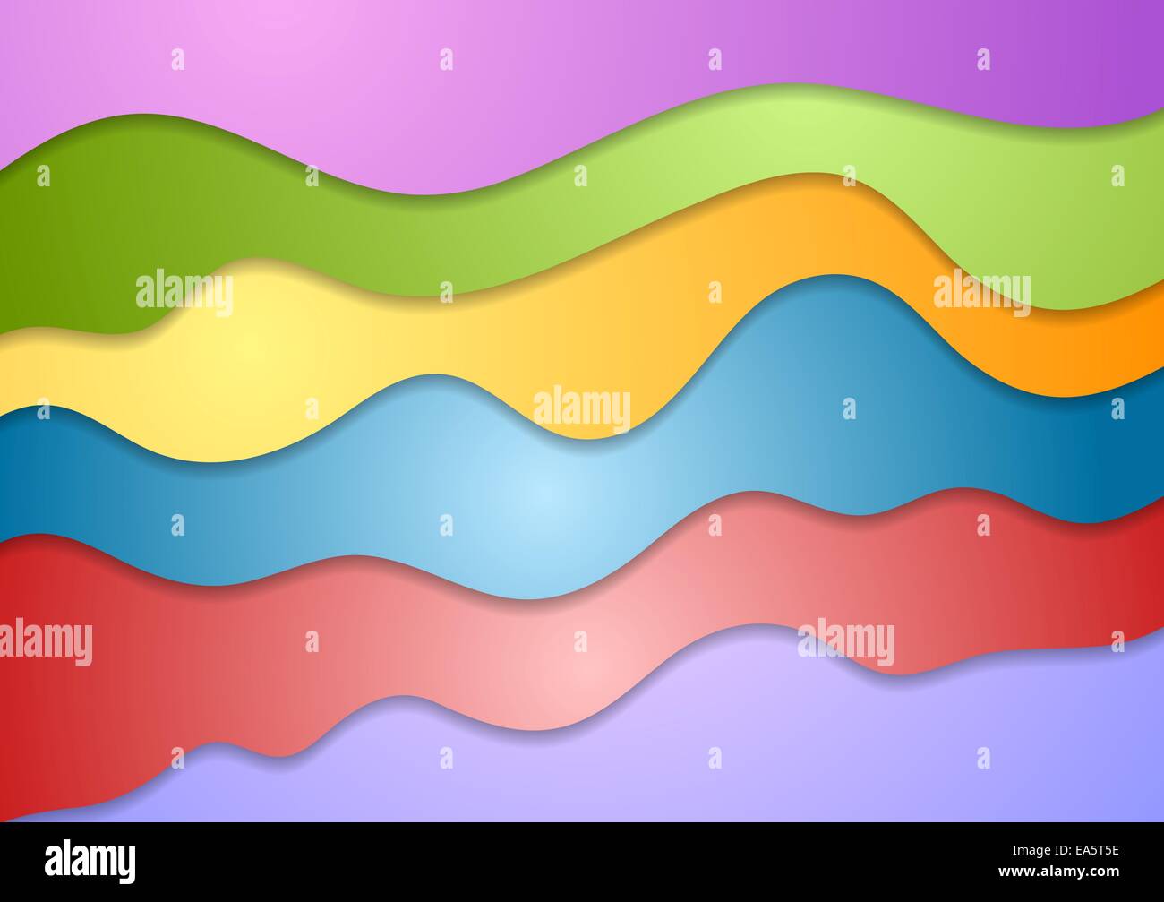 Colorful wavy design Stock Photo - Alamy