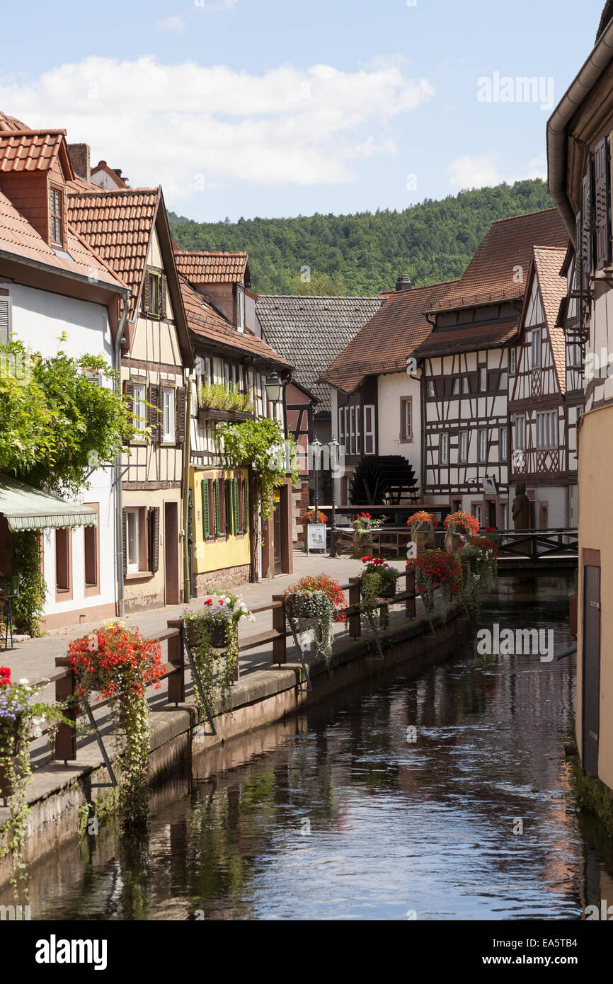 Water Lane Annweiler Stock Photo - Alamy