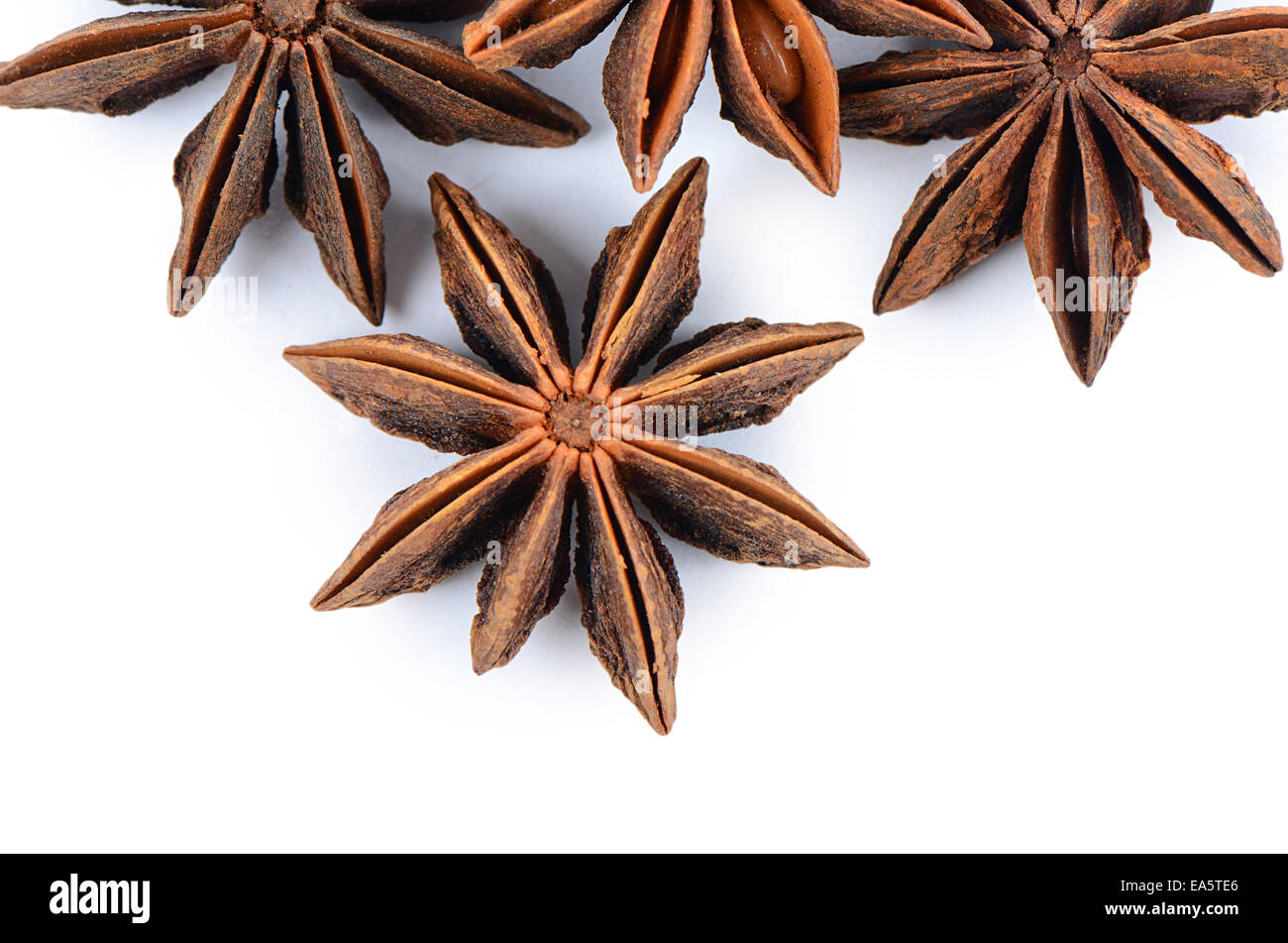 Anise isolated on white background Stock Photo - Alamy