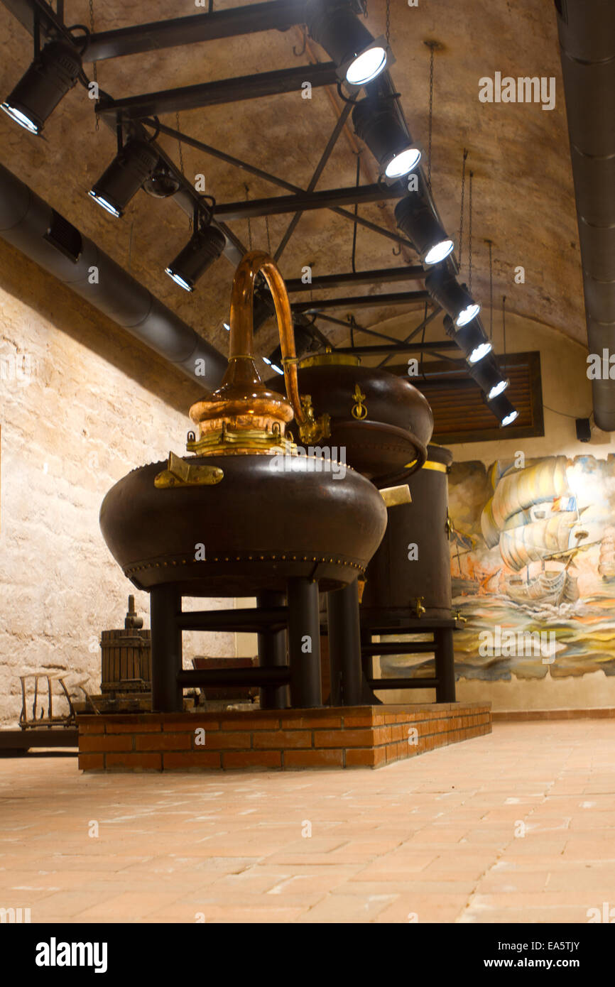 Production of cognac hi-res stock photography and images - Alamy