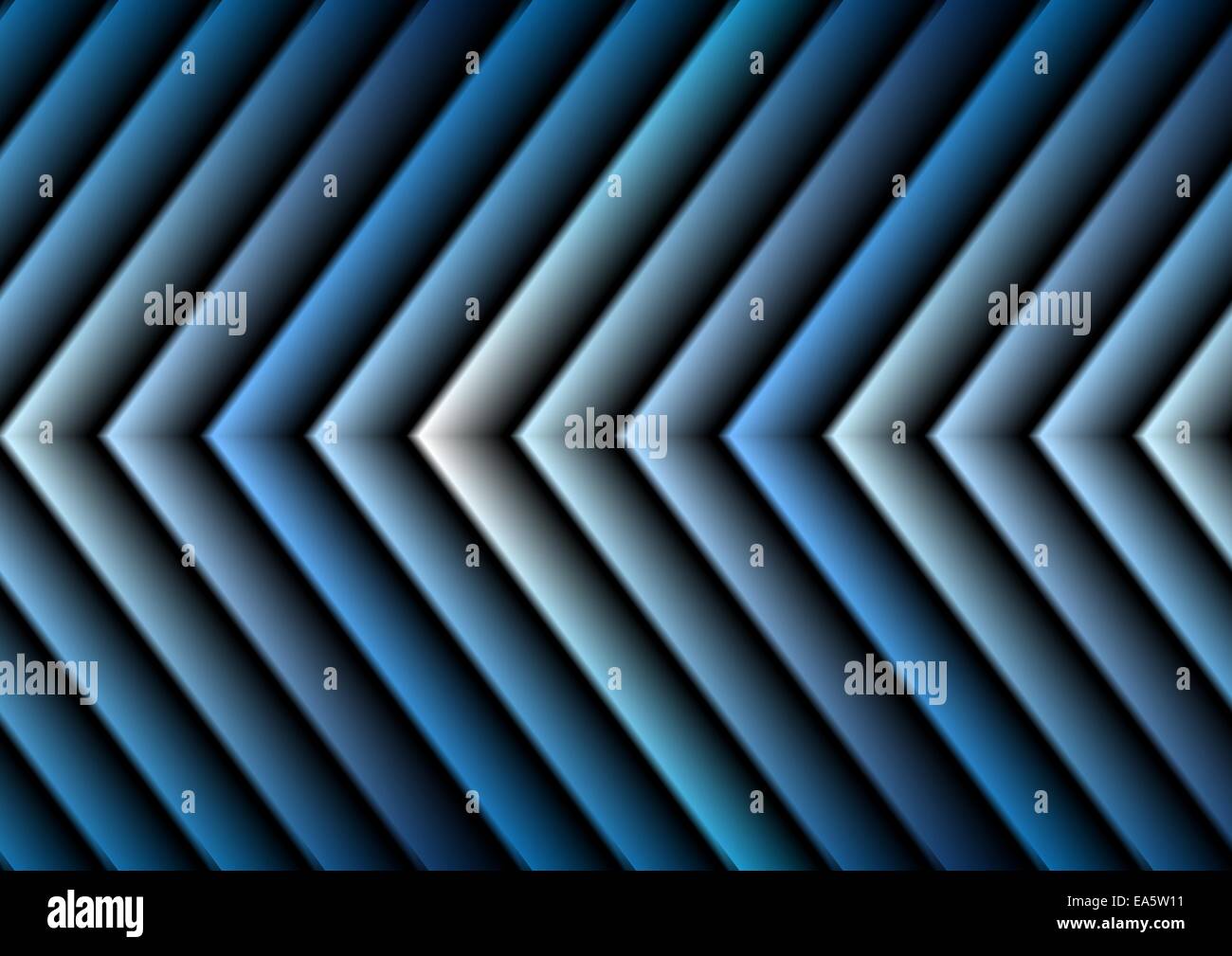 Bright blue hi-tech arrows design Stock Photo - Alamy