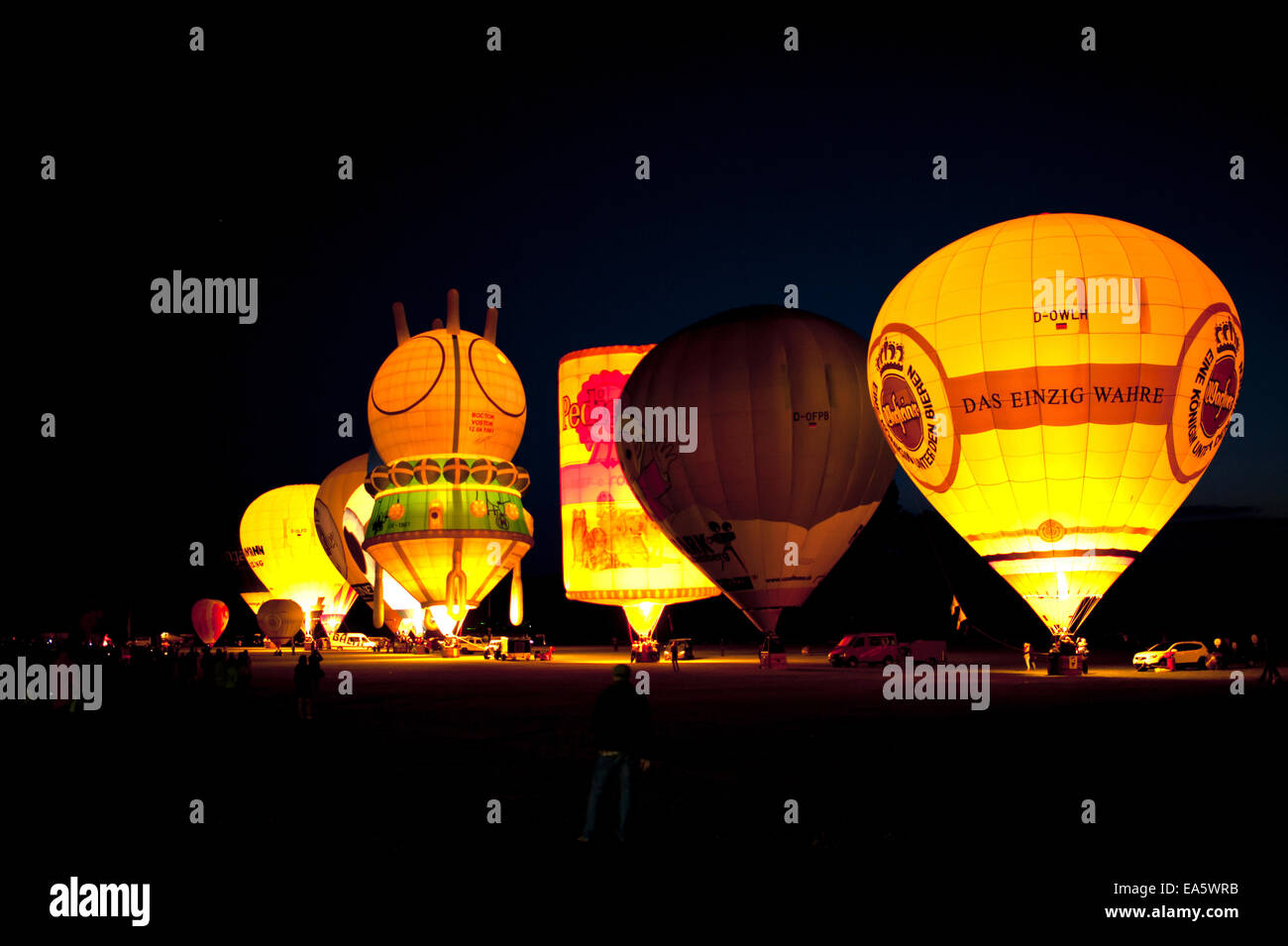 Balloon Sail 2014 in Kiel Stock Photo - Alamy