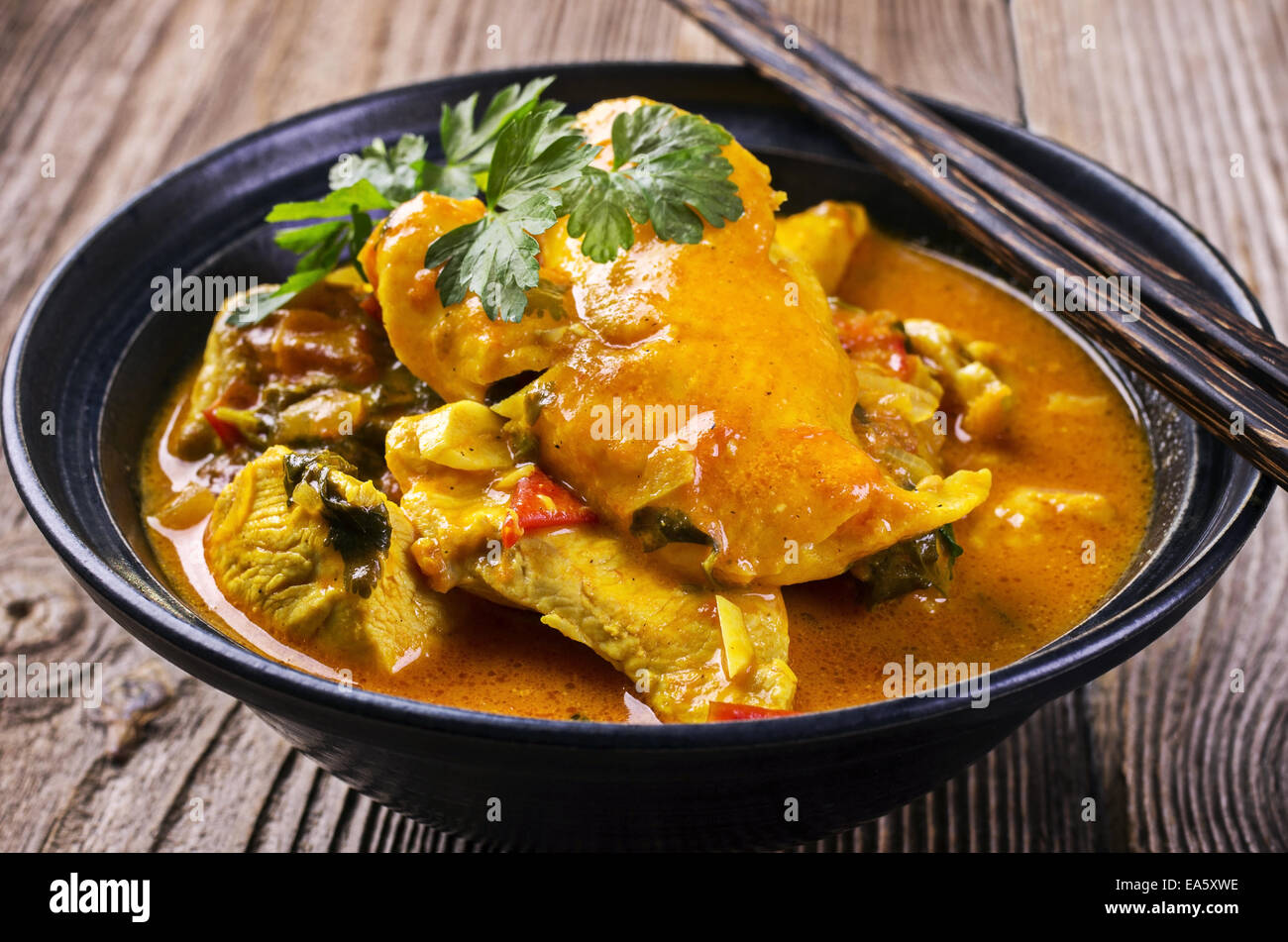 Fish stew with saffron hi-res stock photography and images - Alamy