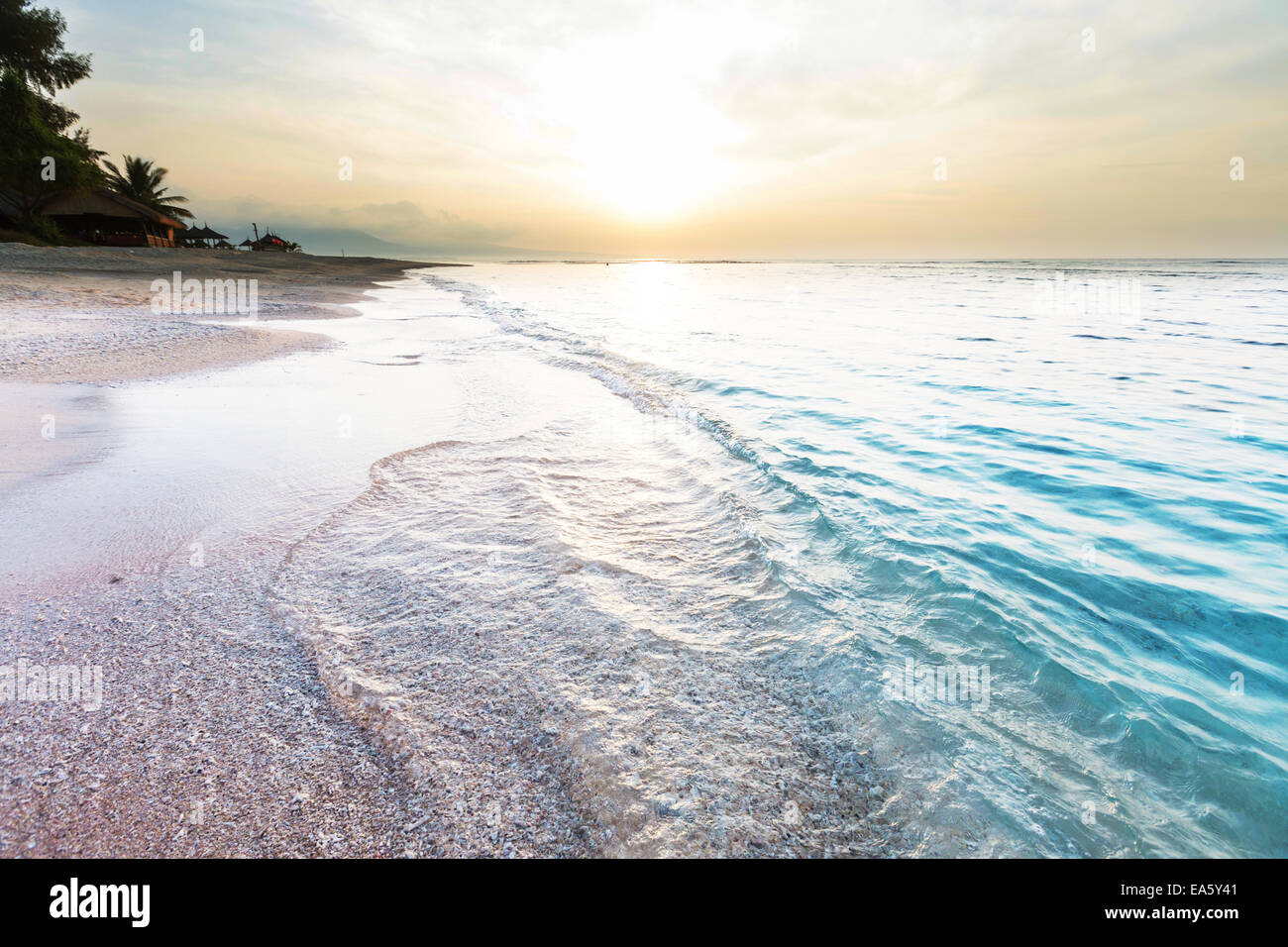 Beach on Gili Stock Photo - Alamy