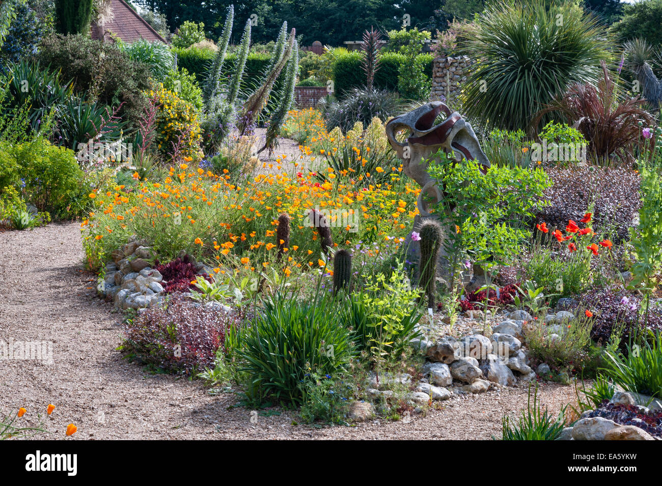East Ruston Old Vicarage gardens, Norwich, Norfolk, UK. The Californian ...