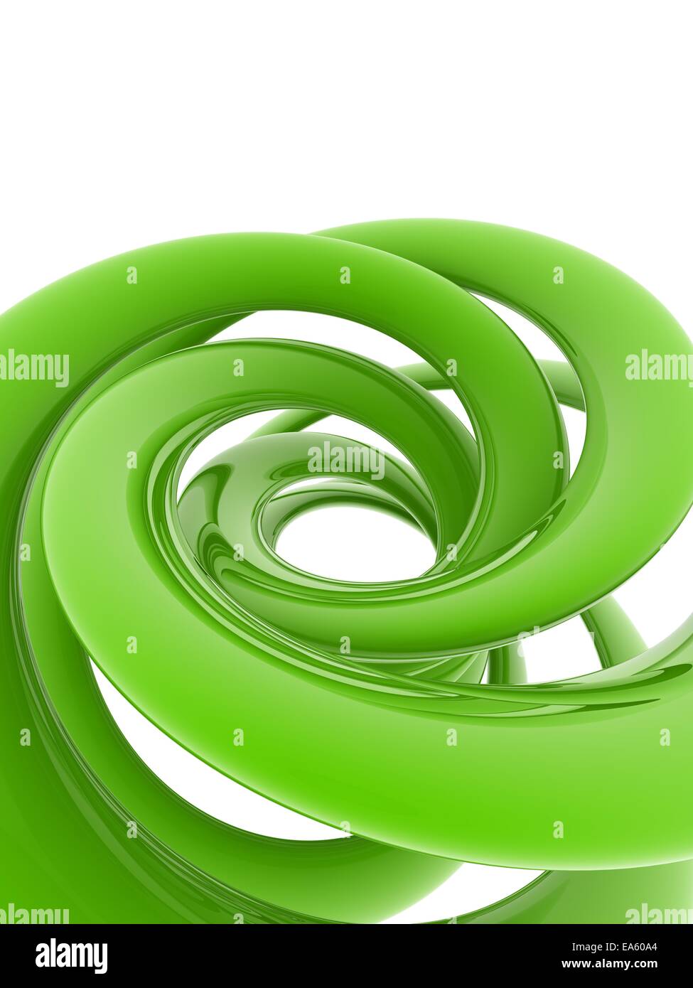 3D metallic curve surface shape on white background Stock Photo - Alamy