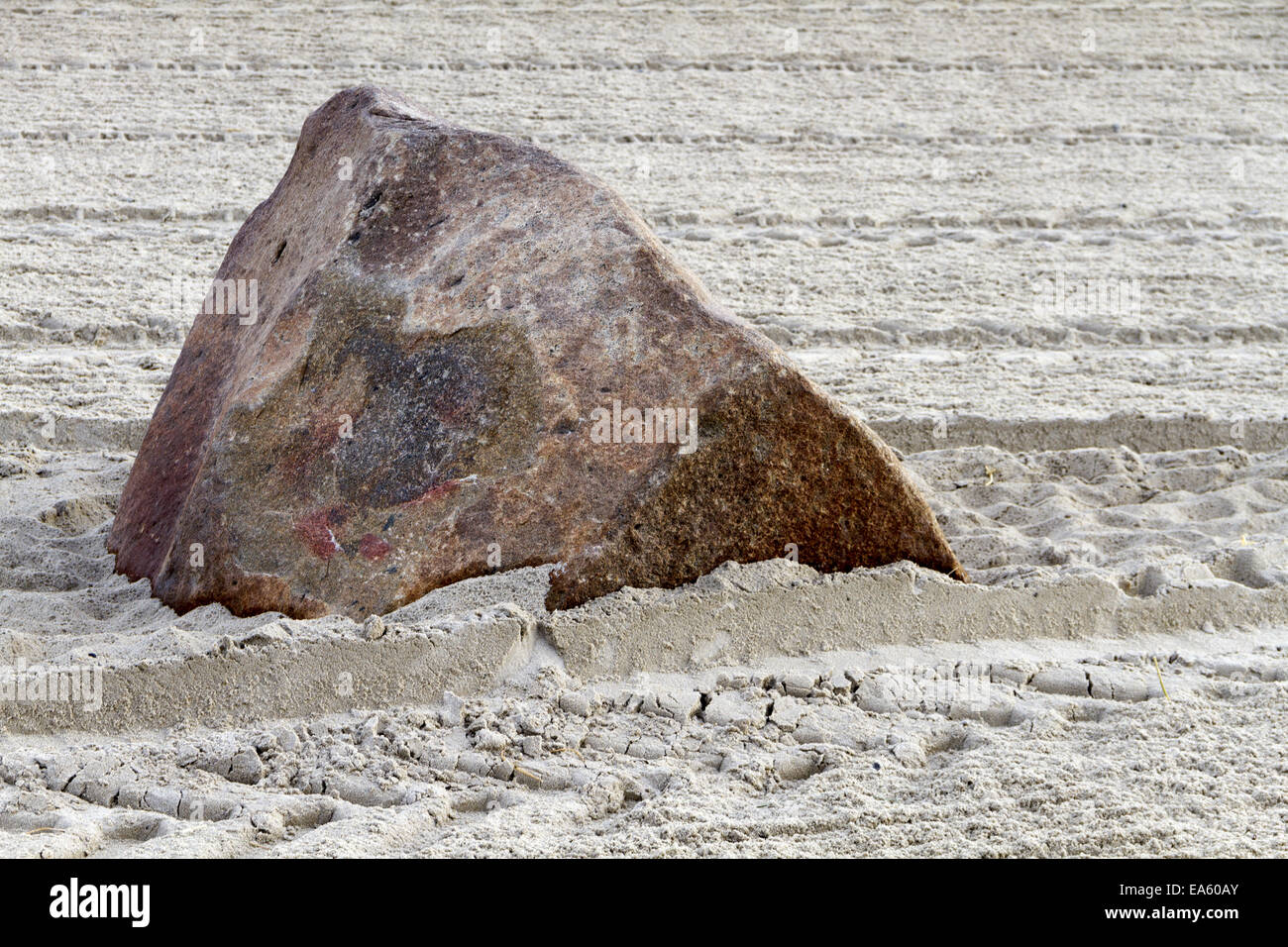 boulder at beach Stock Photo - Alamy