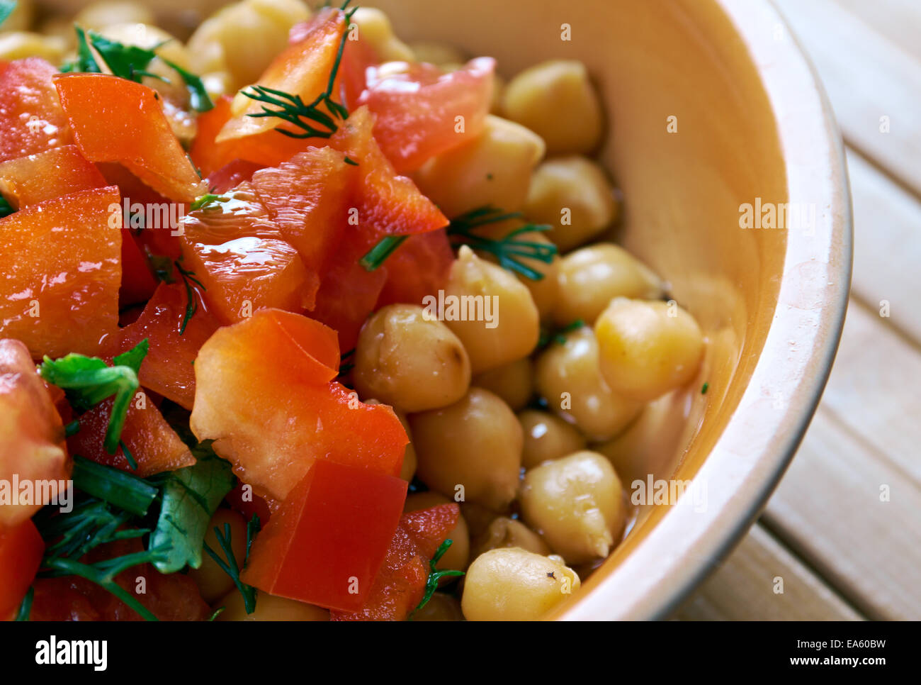 Lebanese Chickpea Balila Stock Photo - Alamy
