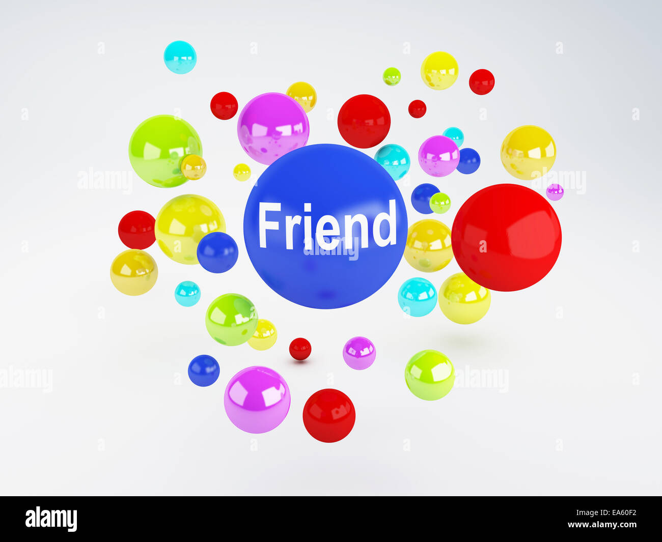 friend sign. Social network concept Stock Photo - Alamy
