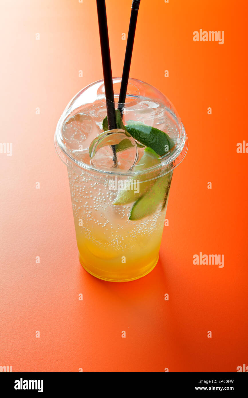 Lemonade with straws hi-res stock photography and images - Alamy