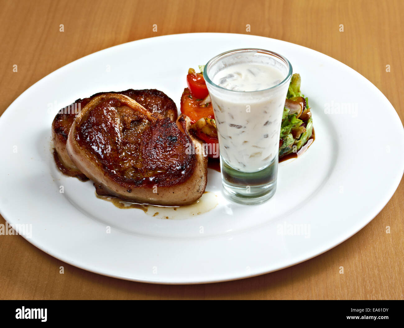 grilled beef fillet medallion Stock Photo - Alamy