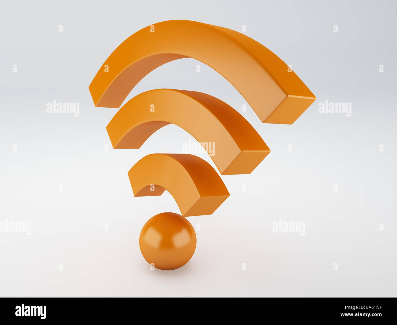 Wifi Logo 3d Concept Photo