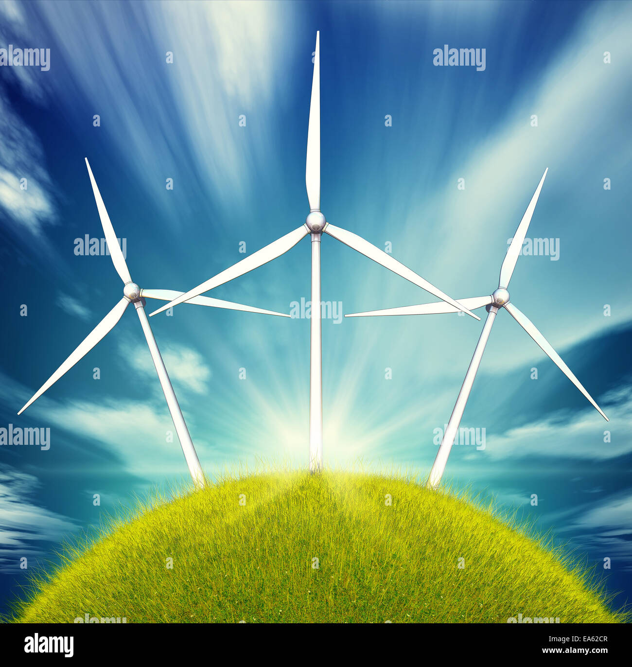 Green planet earth solar hi-res stock photography and images - Alamy