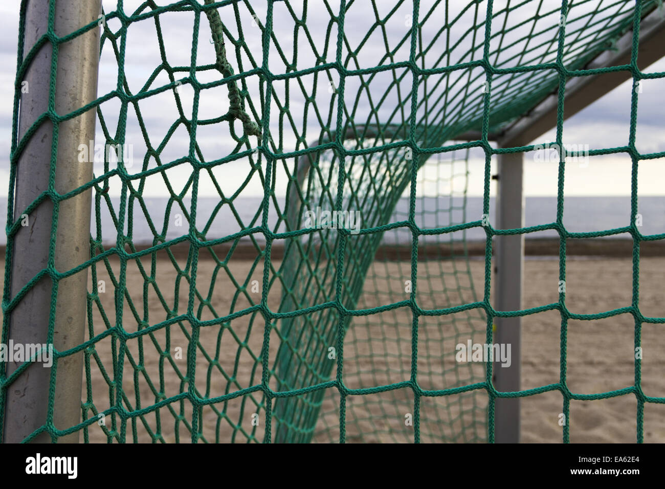 Side netting football goal hi-res stock photography and images - Alamy