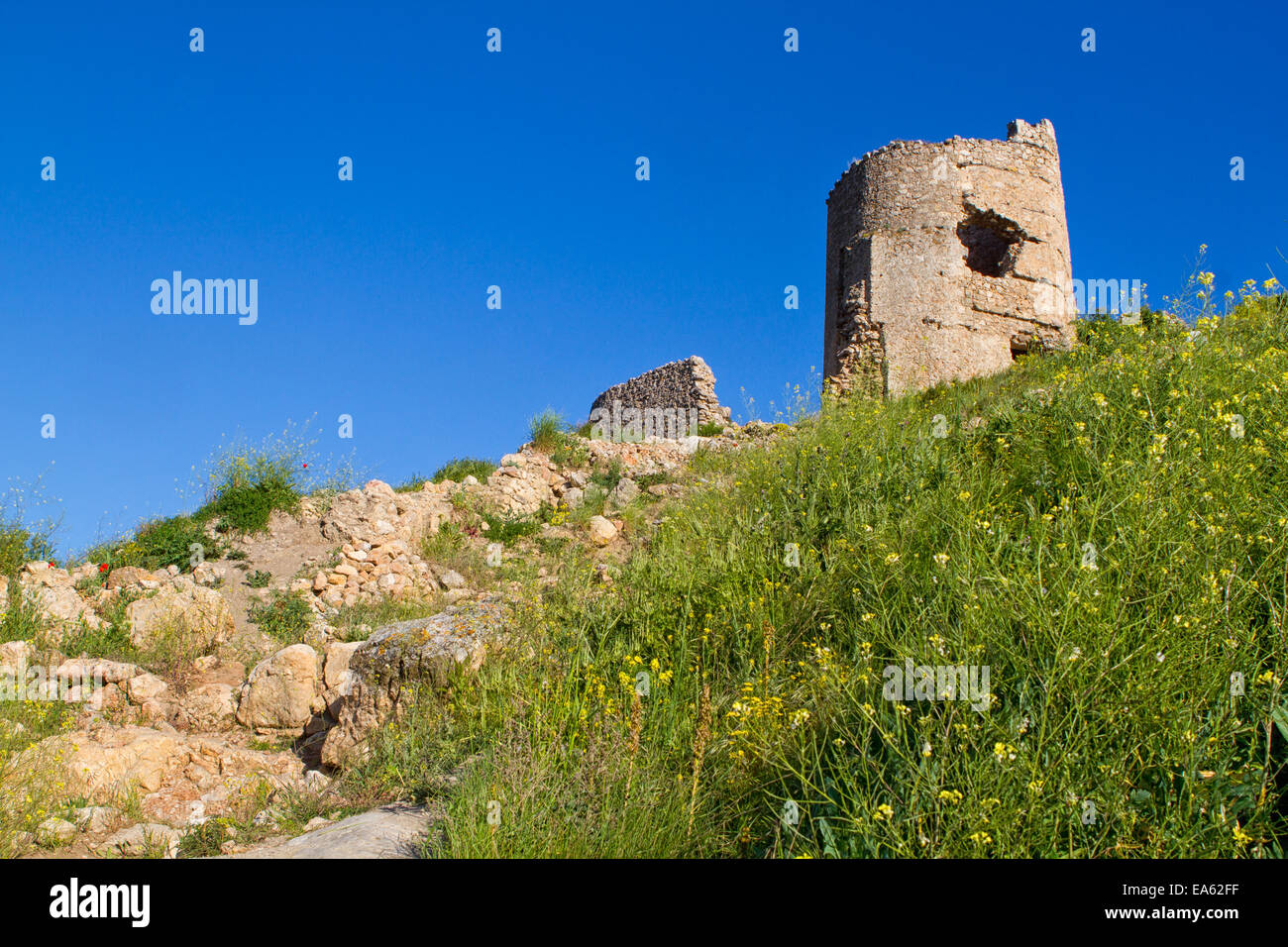 Chembalo old fort in Balaclava Stock Photo - Alamy