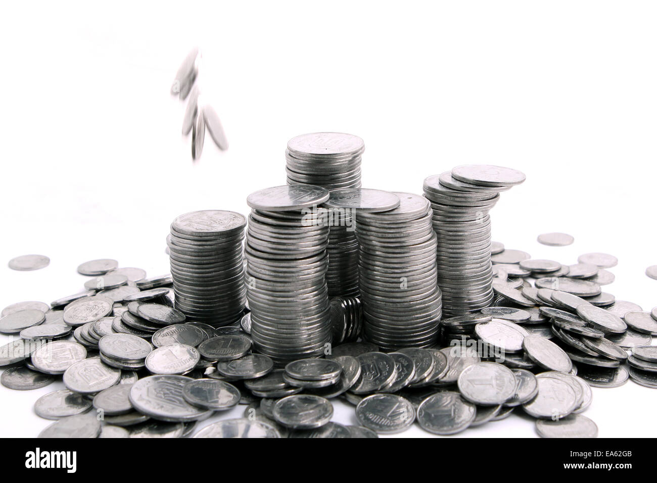 stack of coins Stock Photo - Alamy