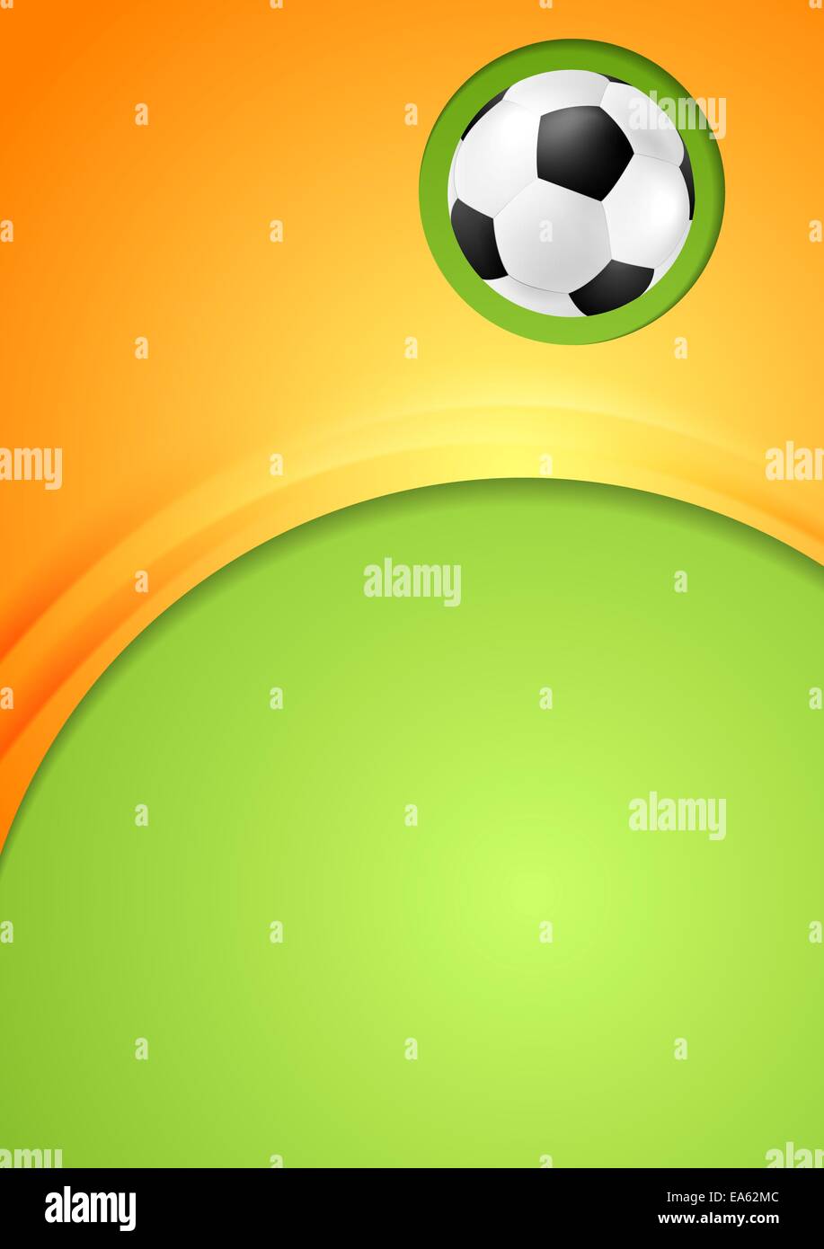 Abstract waves football sport background Stock Photo - Alamy