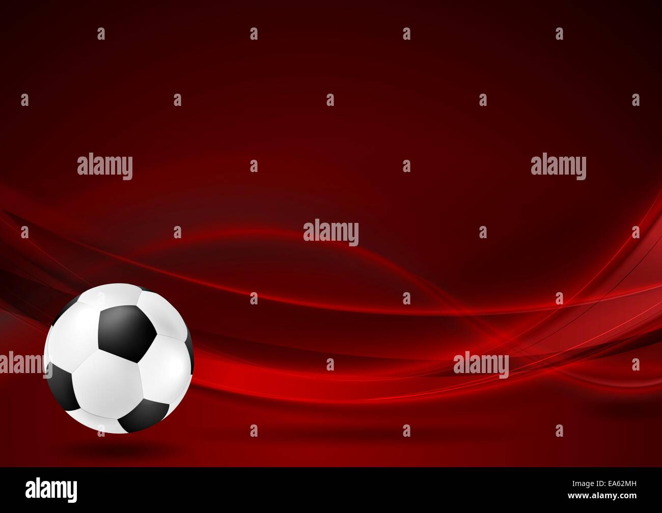 Red wavy football background Stock Photo - Alamy