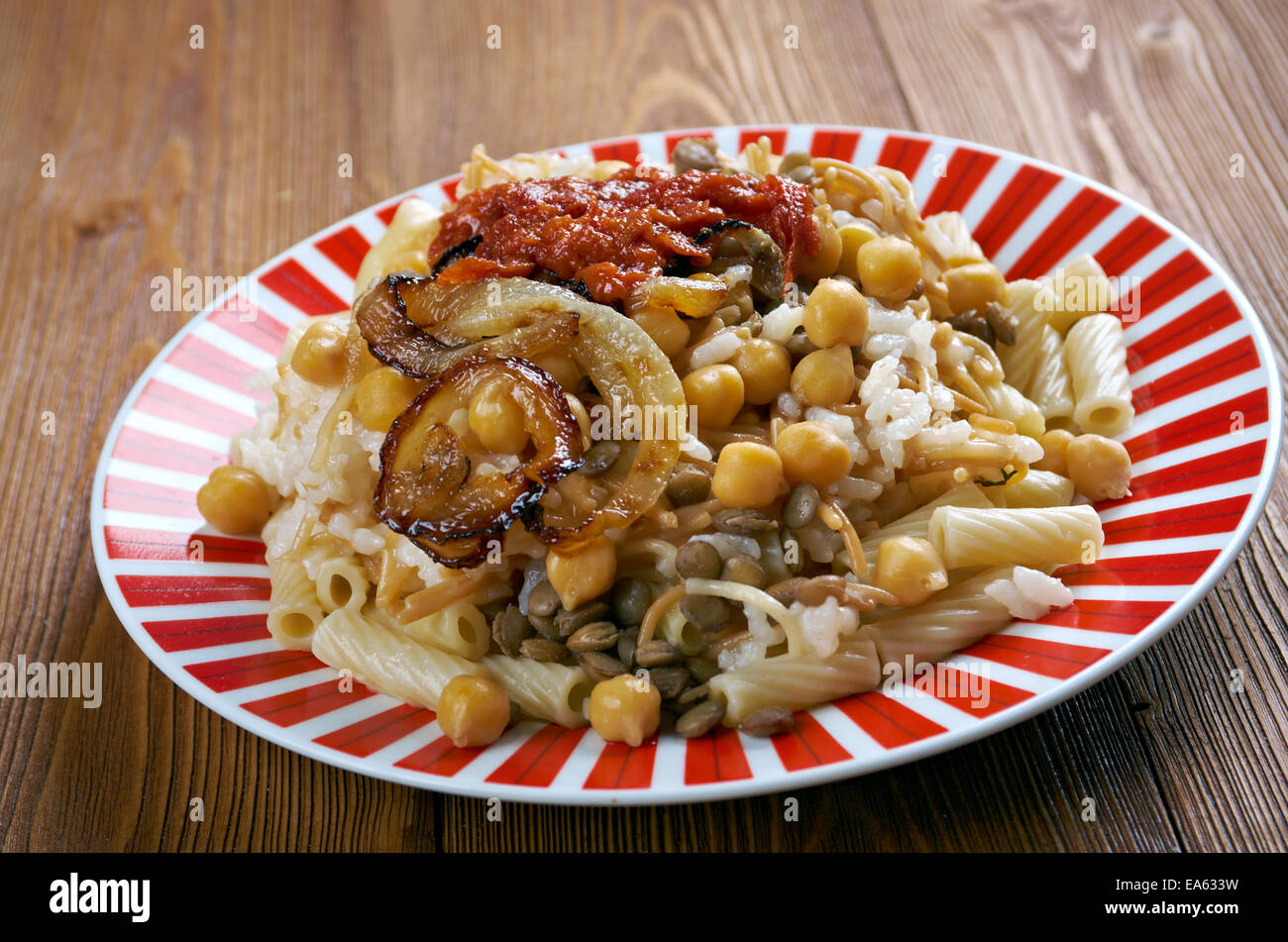 Egyptian food kushari hi-res stock photography and images - Alamy