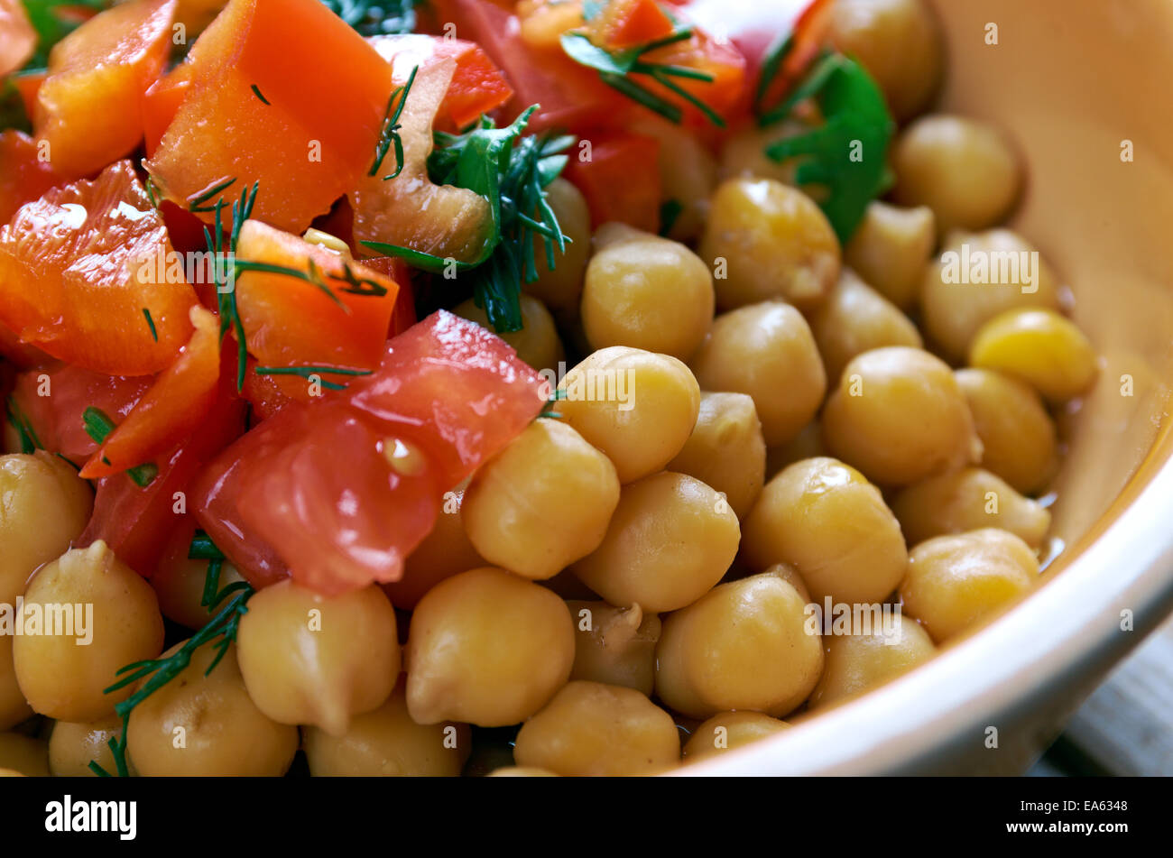 Lebanese Chickpea Balila Stock Photo - Alamy