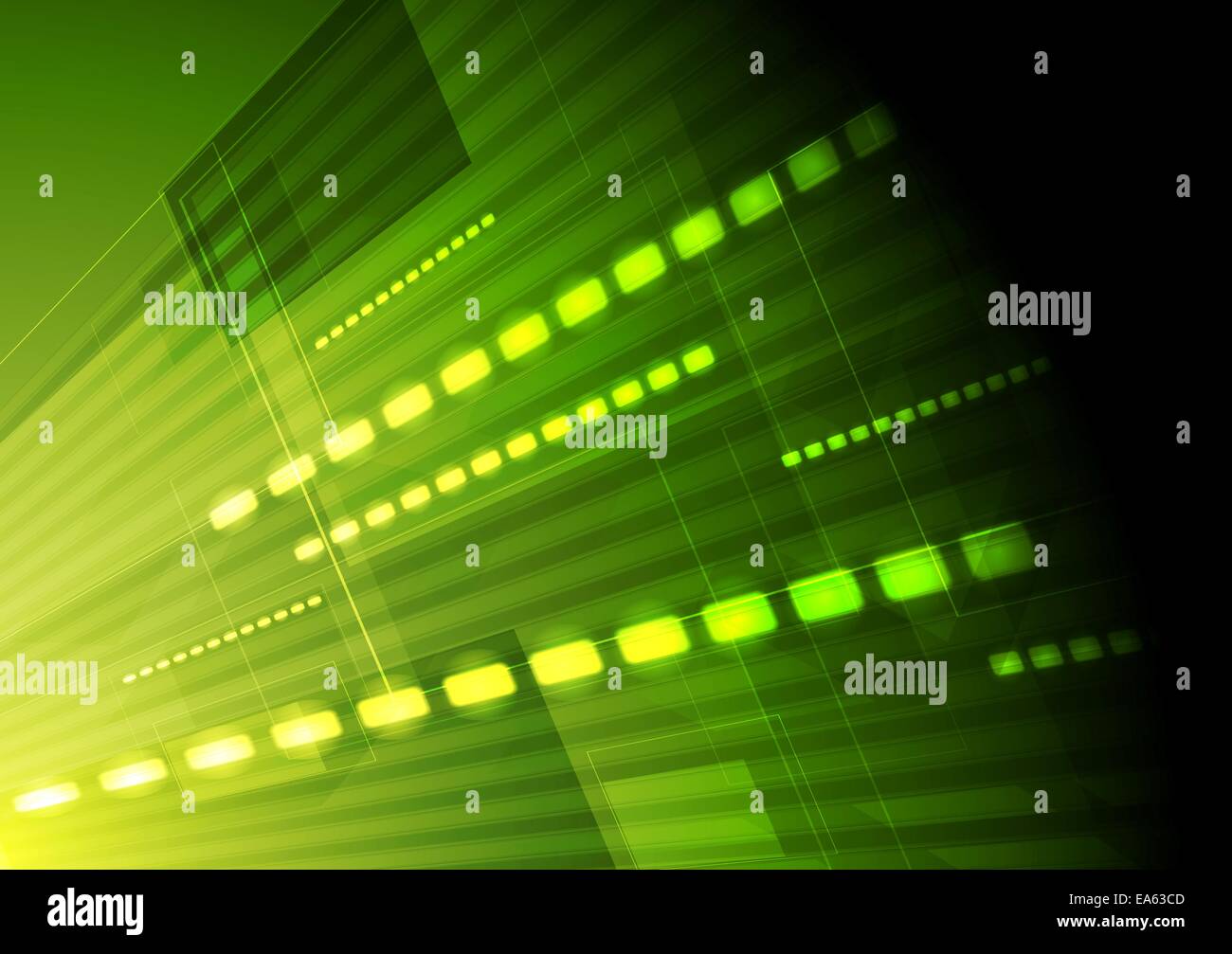 Green hi-tech motion background Stock Photo - Alamy