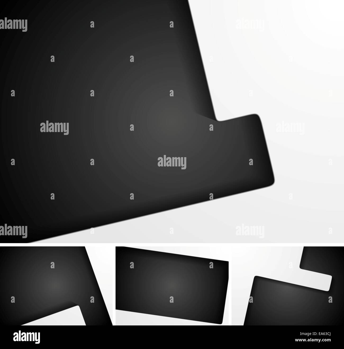 Set design backgrounds template Black and White Stock Photos & Images ...