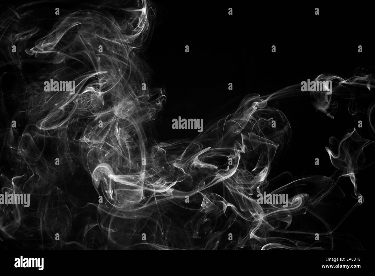 Smoke smokey Black and White Stock Photos & Images - Alamy