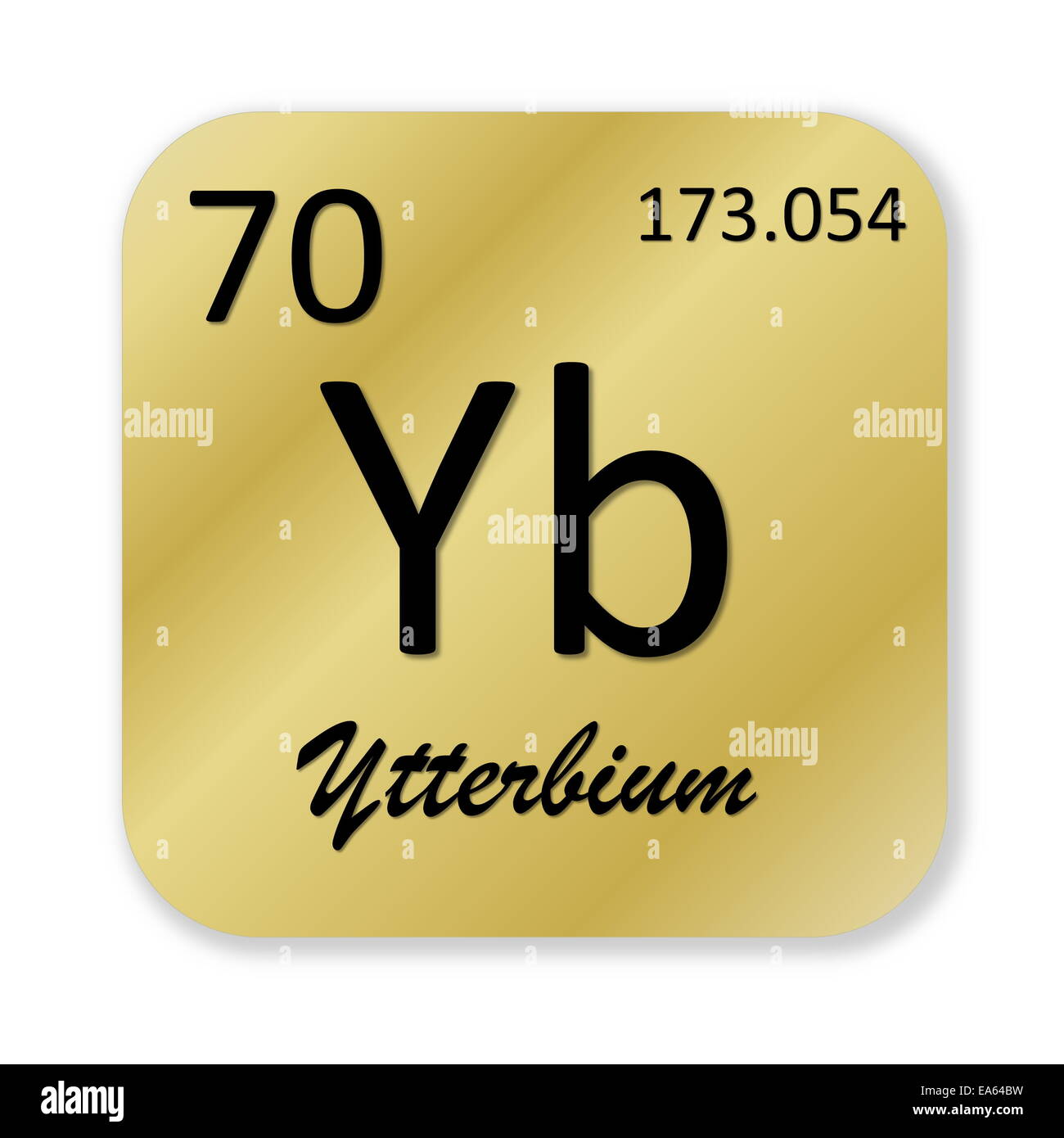 Ytterbium symbol hi-res stock photography and images - Alamy