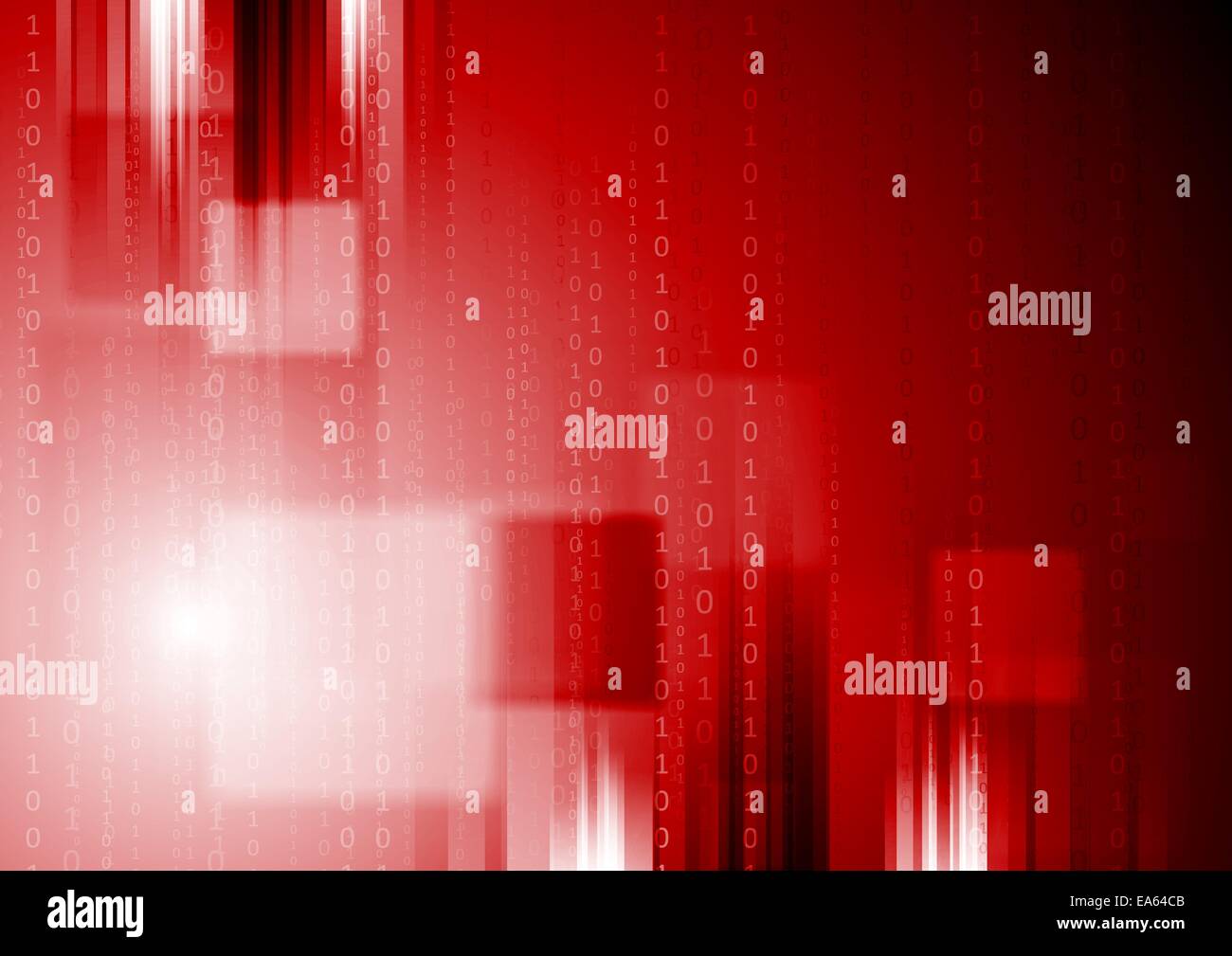 Bright red technology design Stock Photo - Alamy