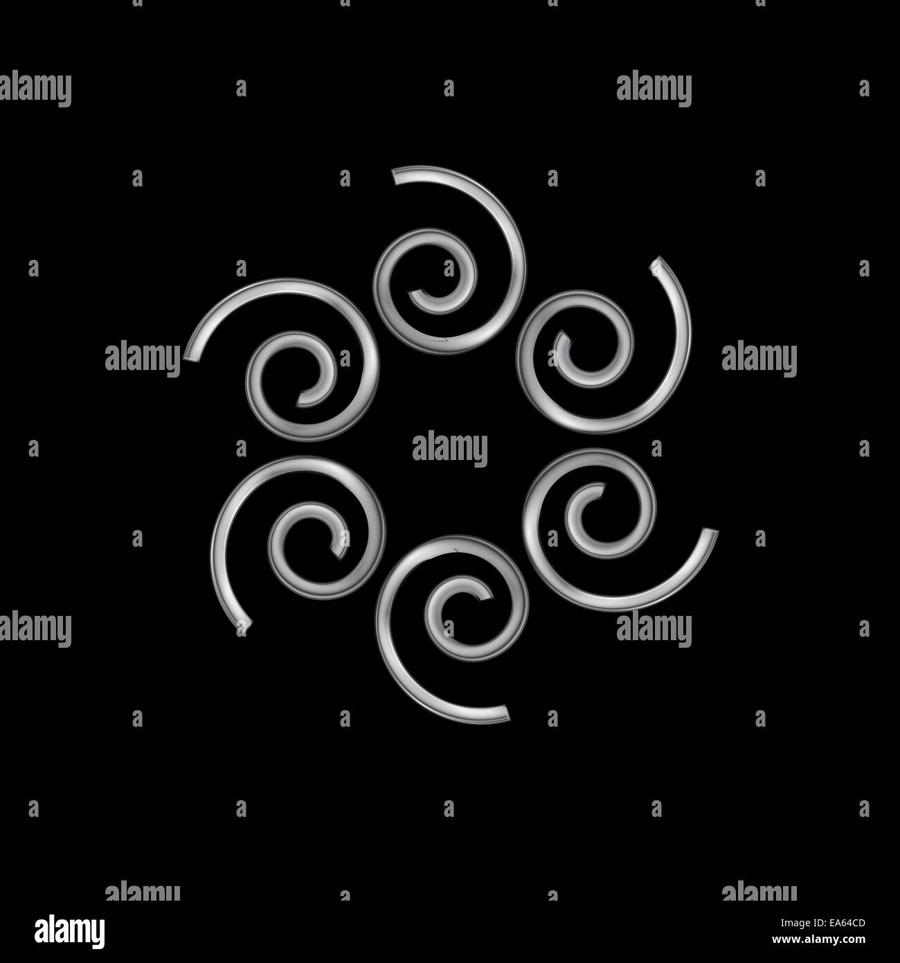 Metallic logo element Stock Photo - Alamy