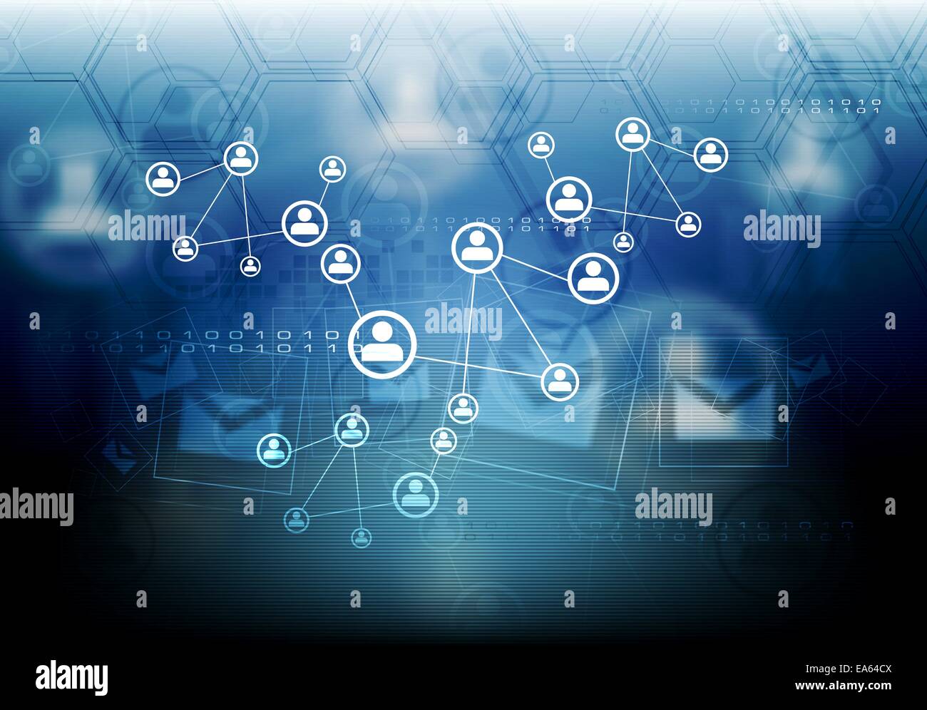 Concept connect team background Stock Photo - Alamy