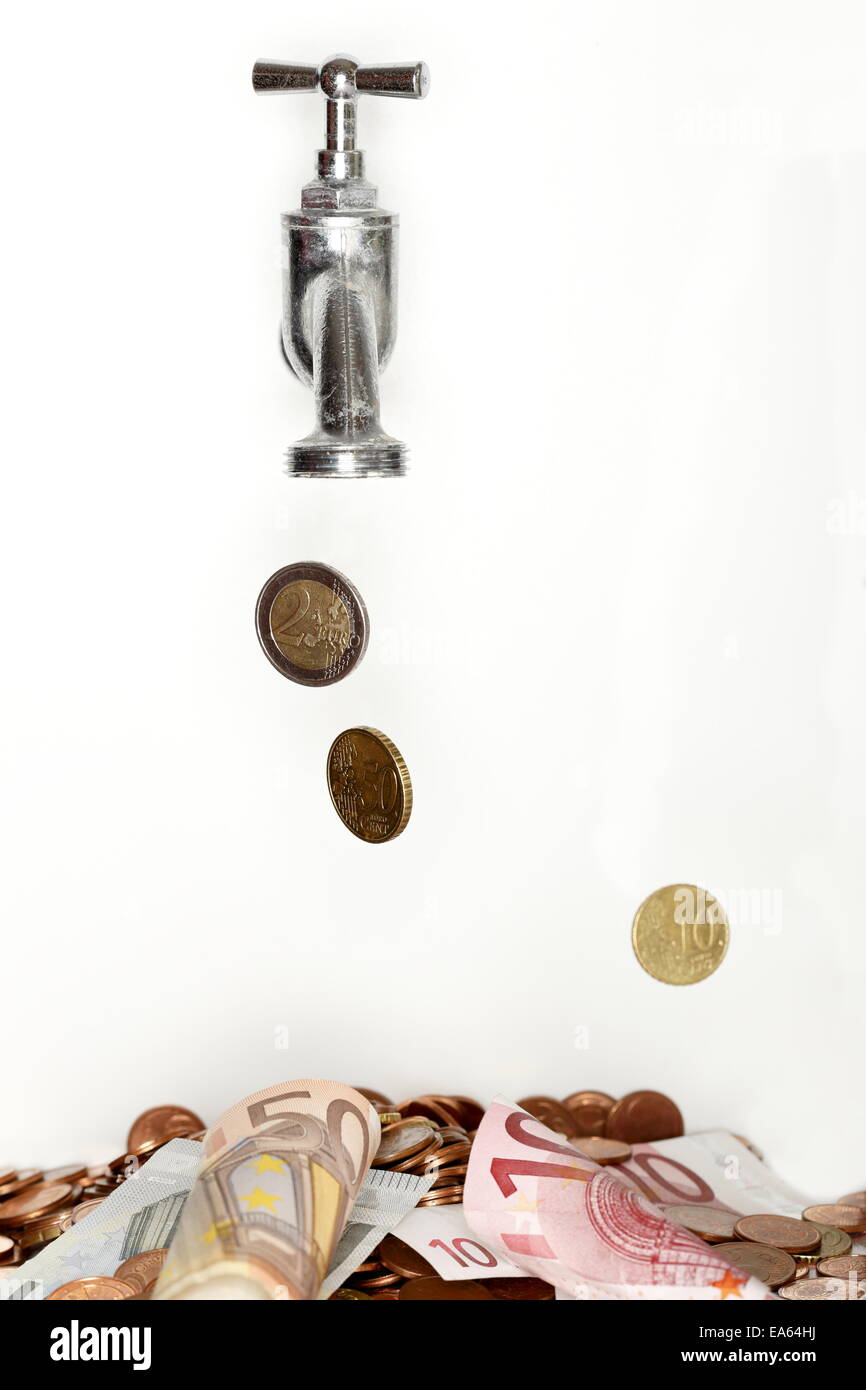 Money flowing tap hi-res stock photography and images - Alamy