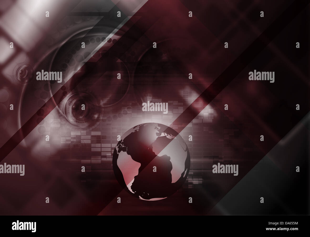 Dark abstract technology background Stock Photo - Alamy